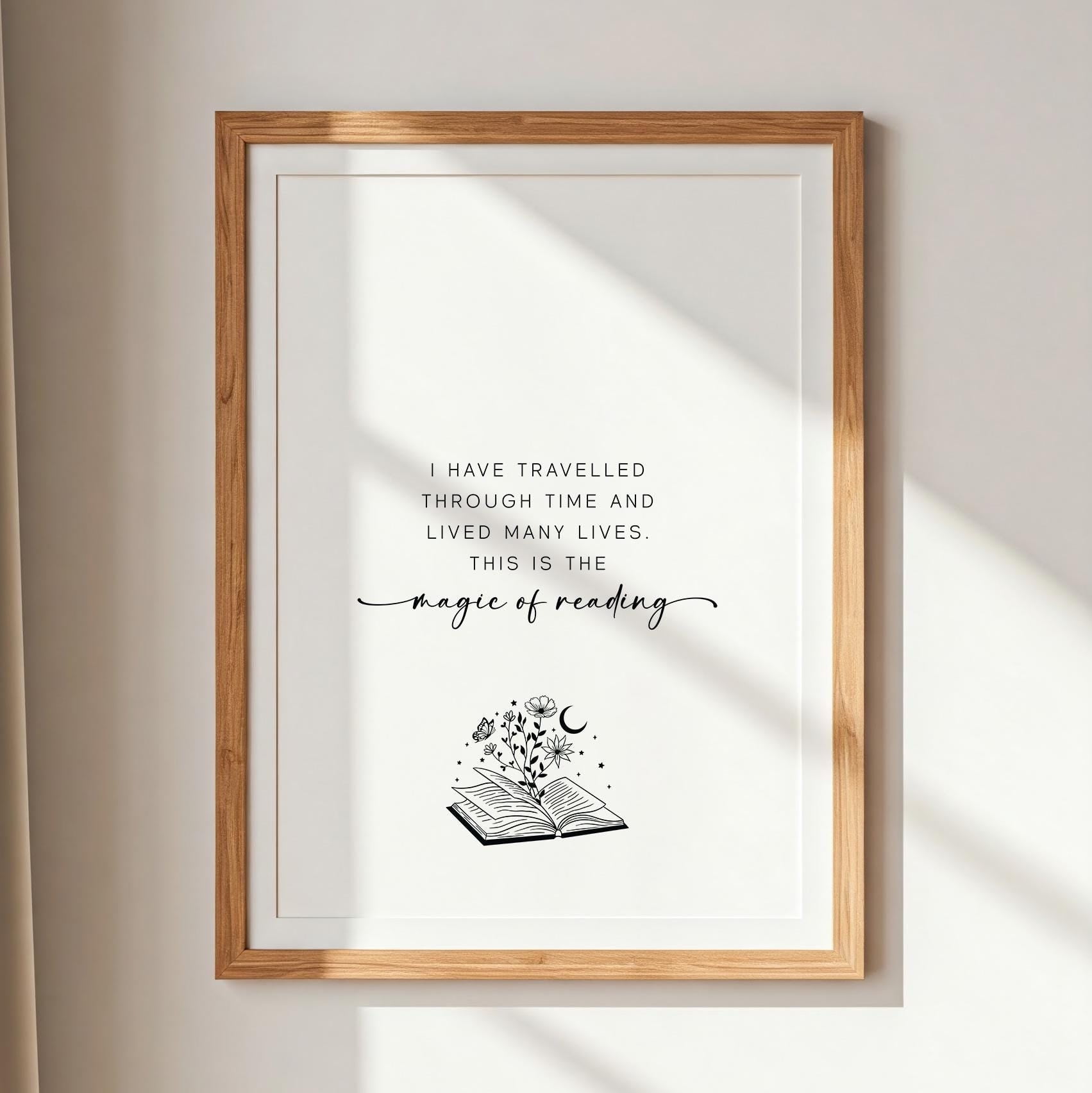 LifePlus Book Lover Home Decor | Reading Nook Decor | Magic Of Reading ...