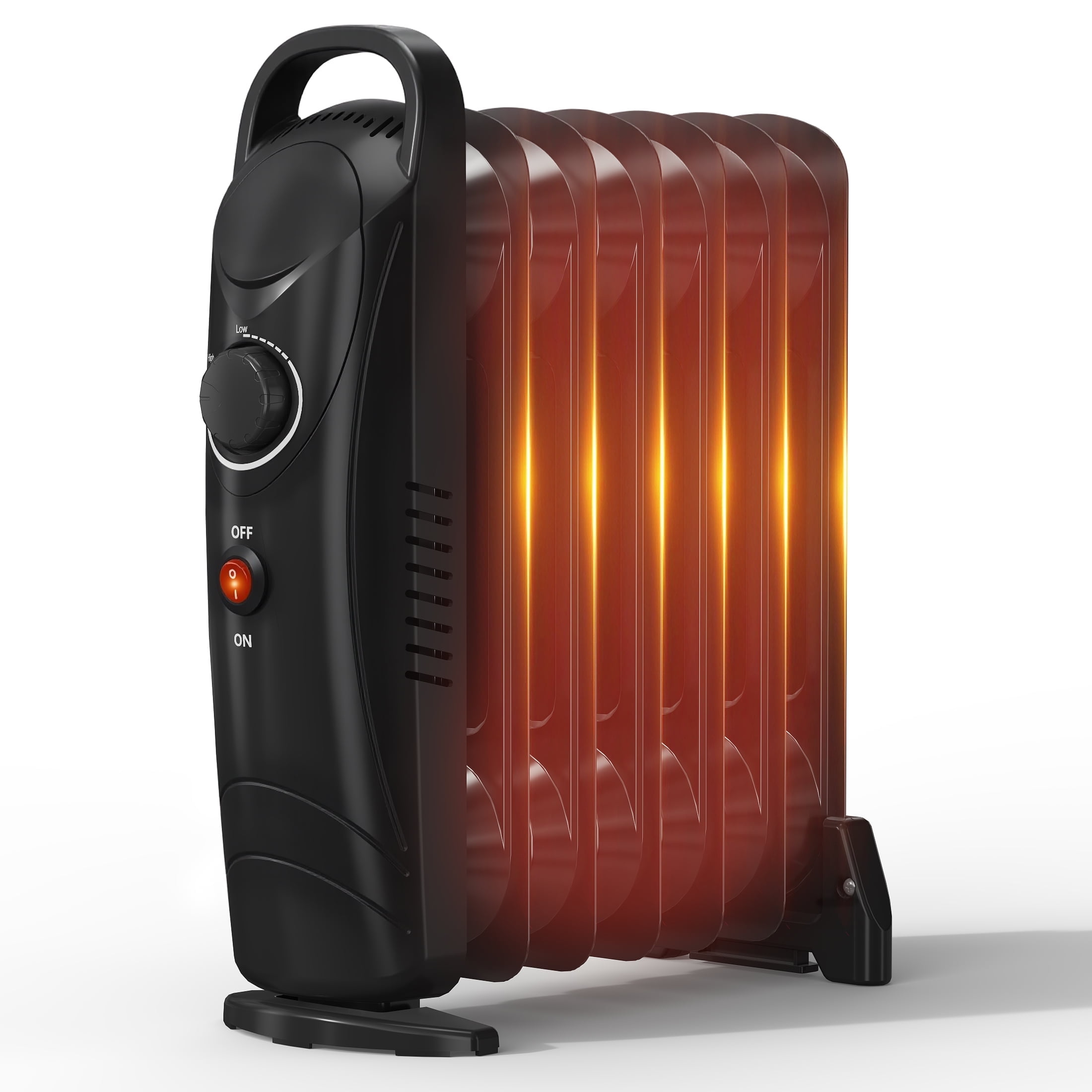 LifePlus Electric Oil Filled Radiator 700W Portable Space Heaters for ...