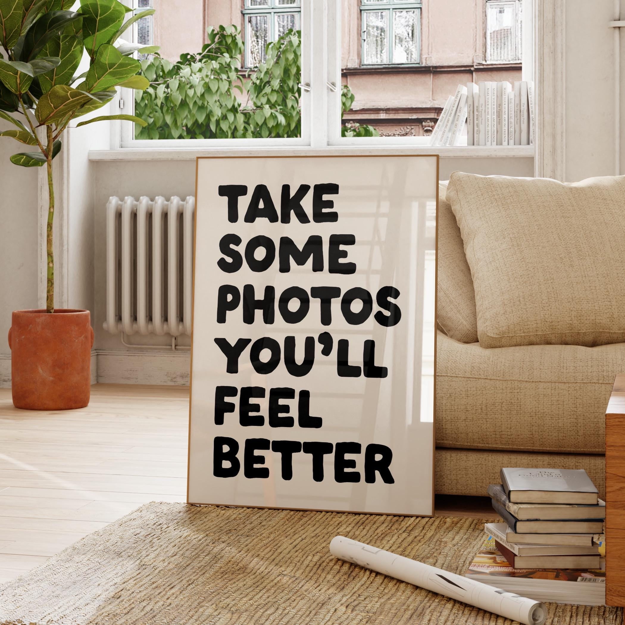 LifePlus Photography Wall Art, Camera Quote Poster , Funny Photographer ...