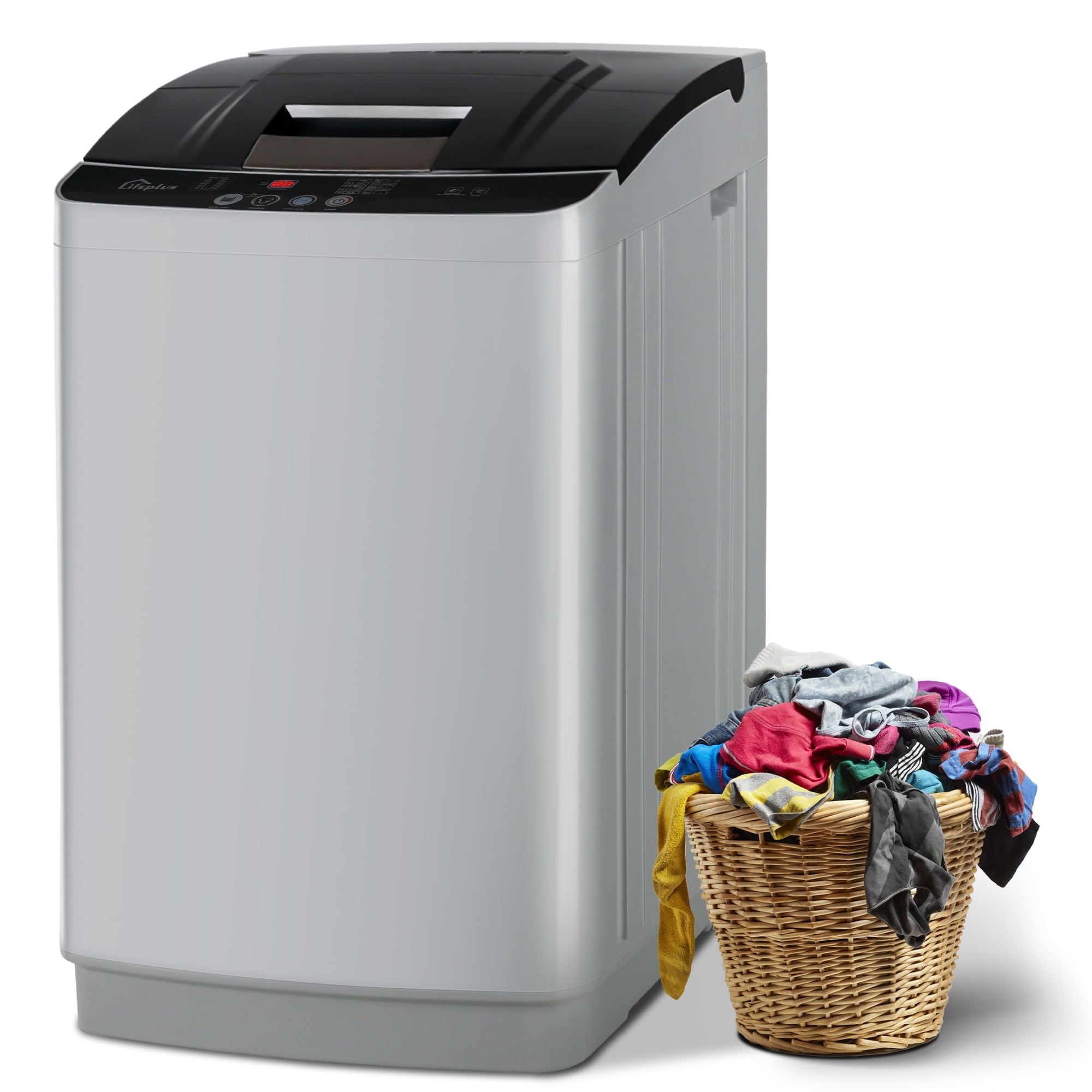 LifePlus 1.8Cu.ft Portable Washing Machine, Fully Automatic, Compact ...