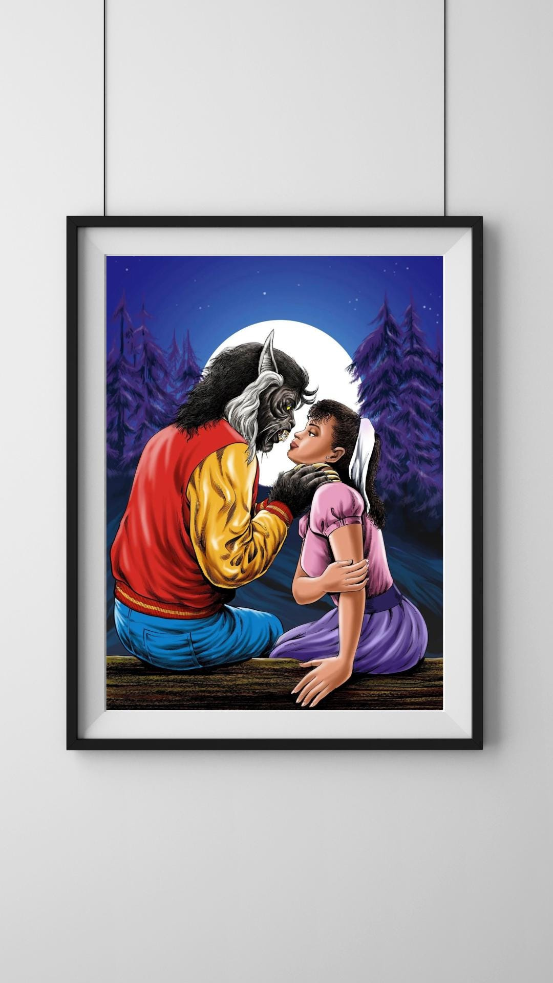 LifePlus Poster Print| Thriller| Teen Wolf| Wall Art| Cool 80s Decor ...