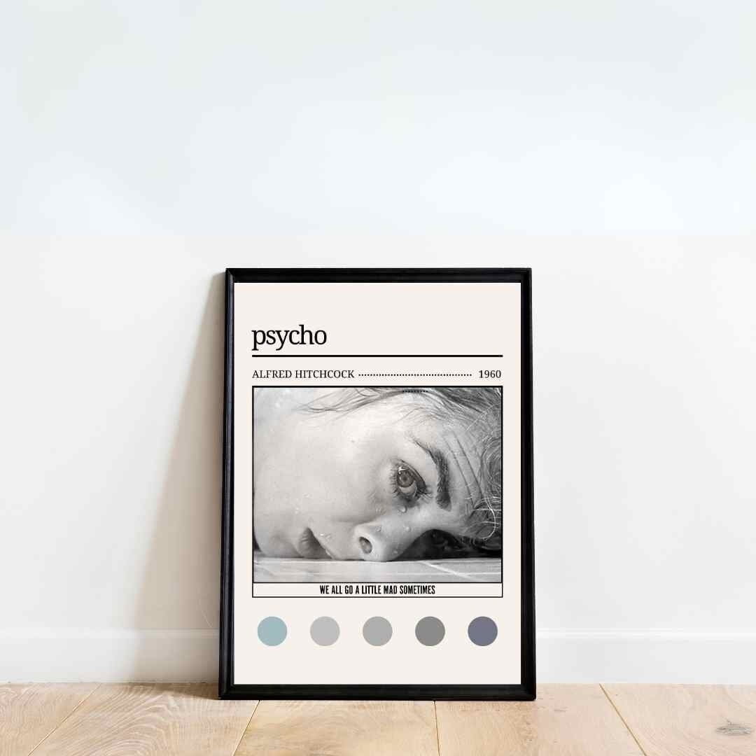 LifePlus Psycho Poster | Alternative Movie Quote Poster | Alfred ...