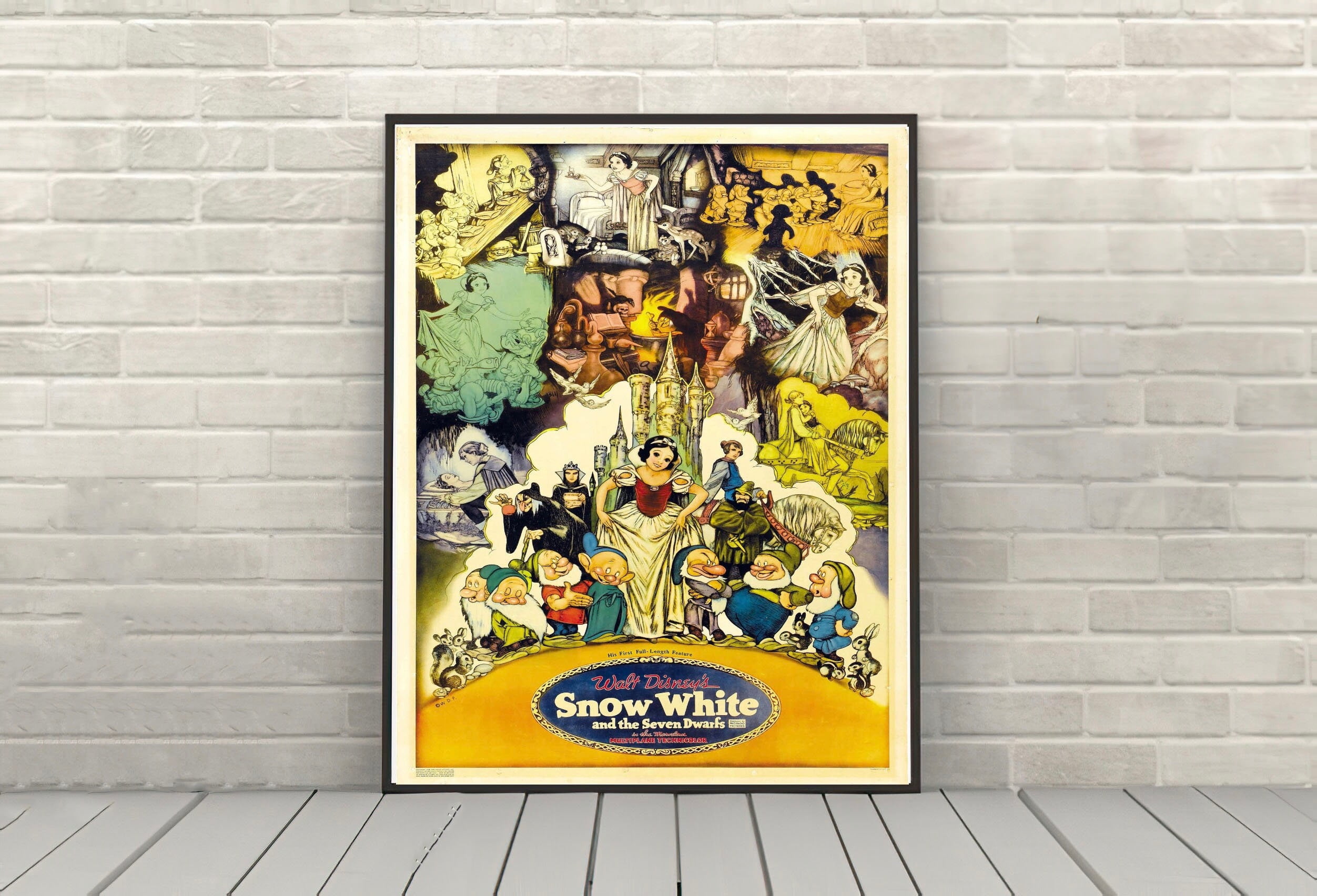 LifePlus Snow White and the Seven Dwarfs Poster Disney Movie poster ...