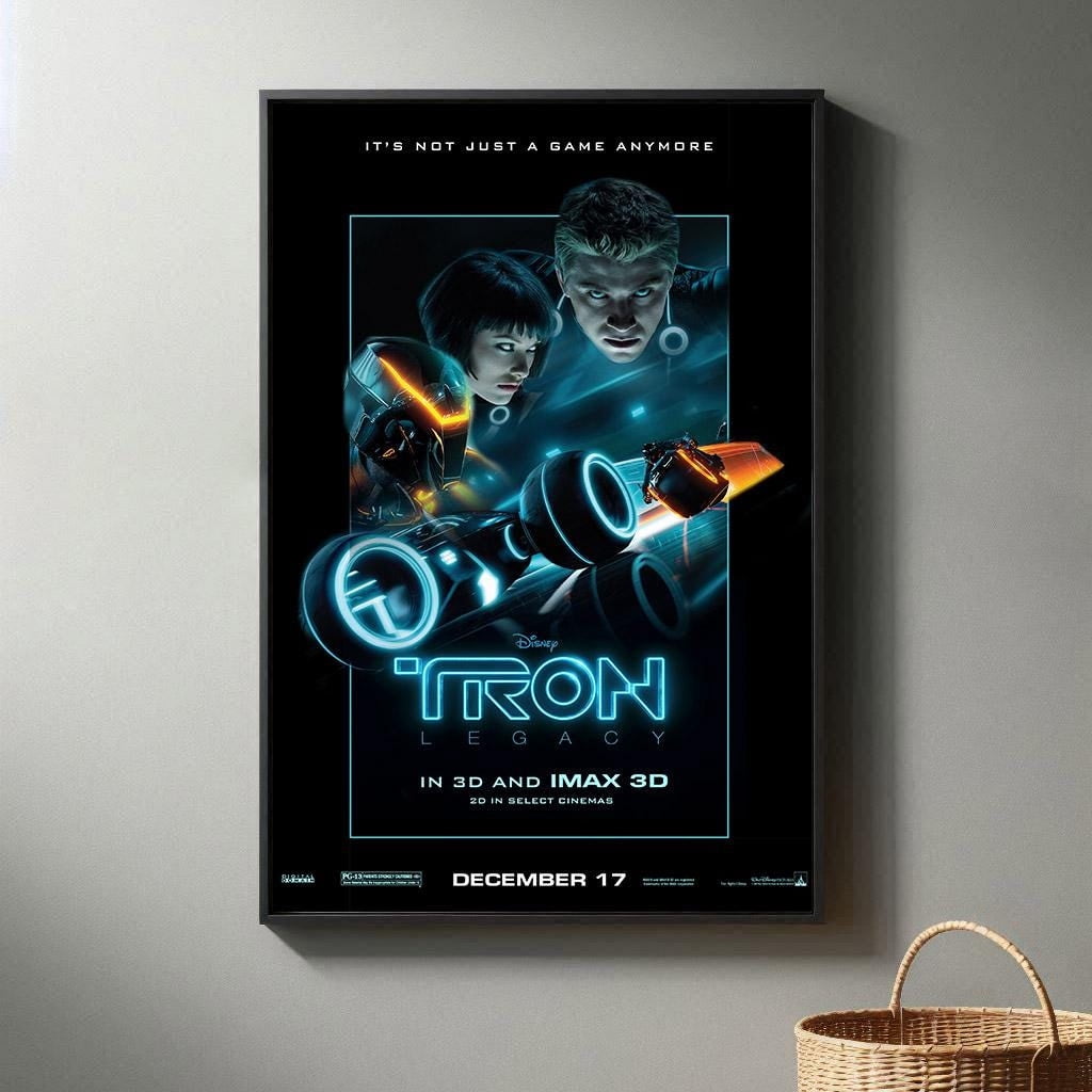 LifePlus TRON Legacy Movie Poster | High Quality Canvas Print I 2024 ...