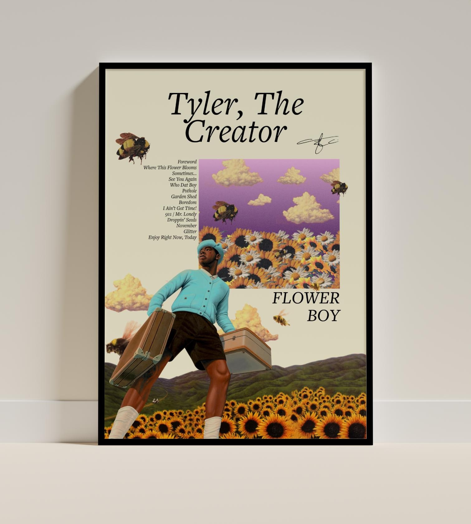 LifePlus Tyler Poster - Album Cover Poster - Room Decor - Tyler Creator ...
