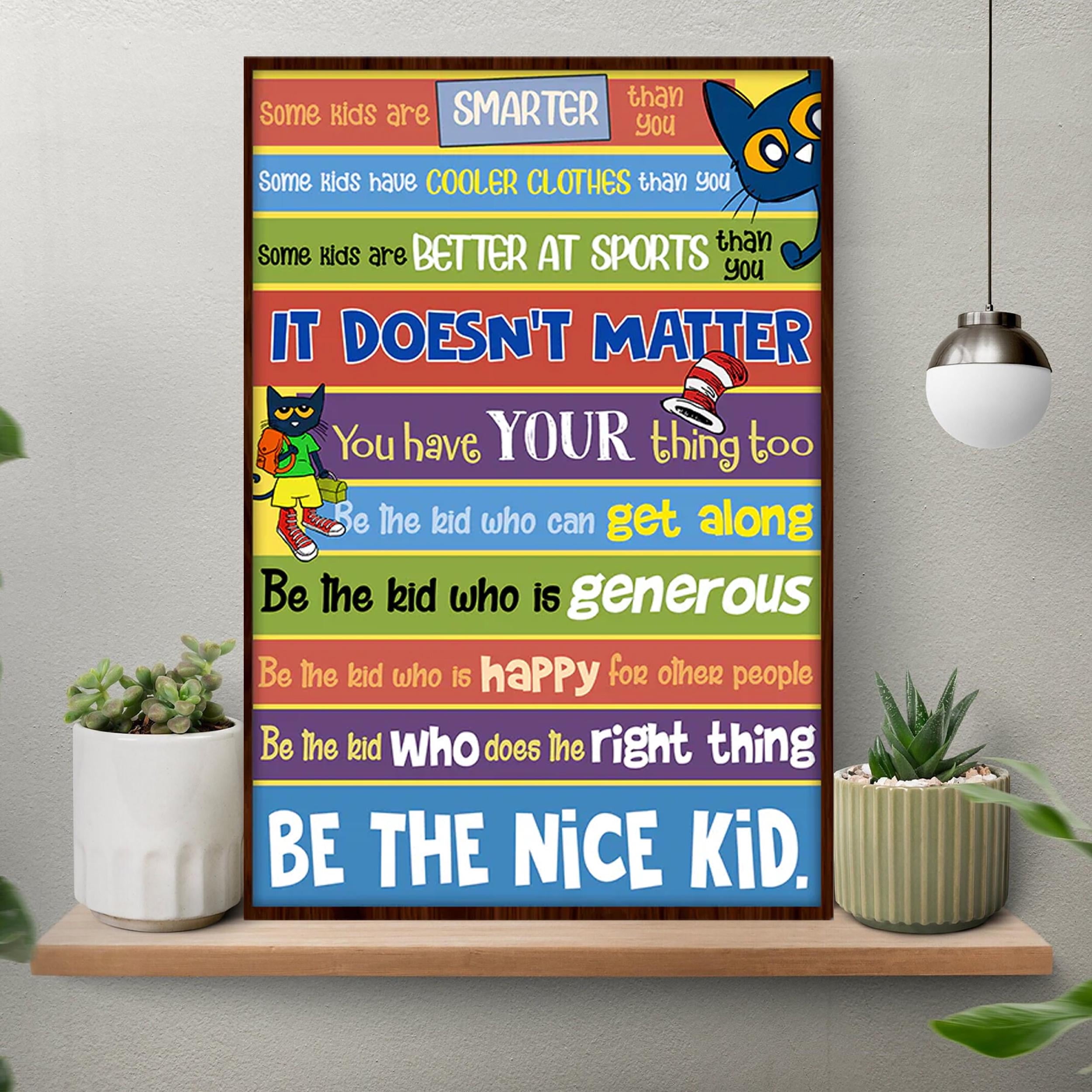 LifePlus Unframed Teacher Poster, Teacher Appreciation Thank You Gift ...