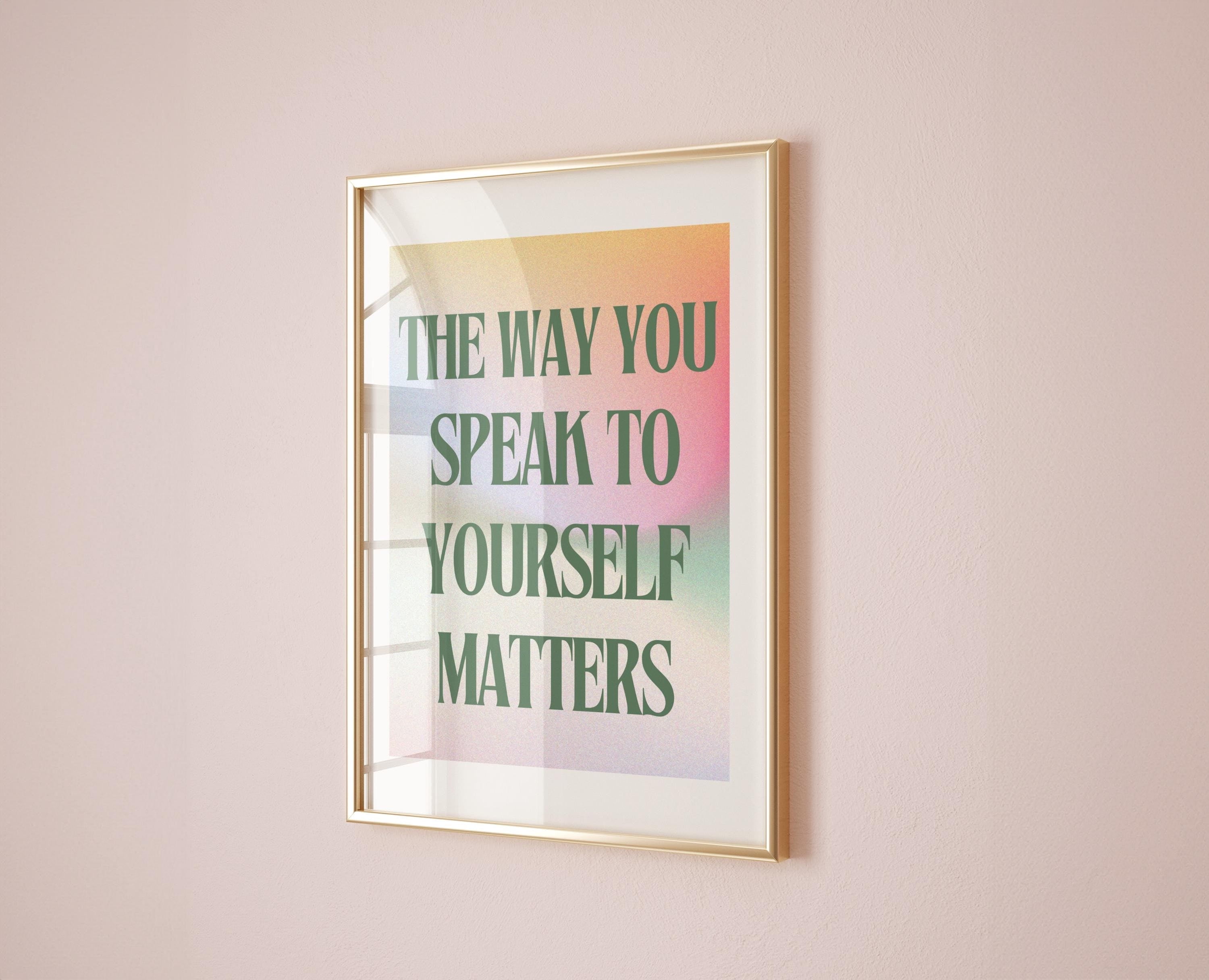 LifePlus You Matter Physical Print • Colorful Workplace Poster ...