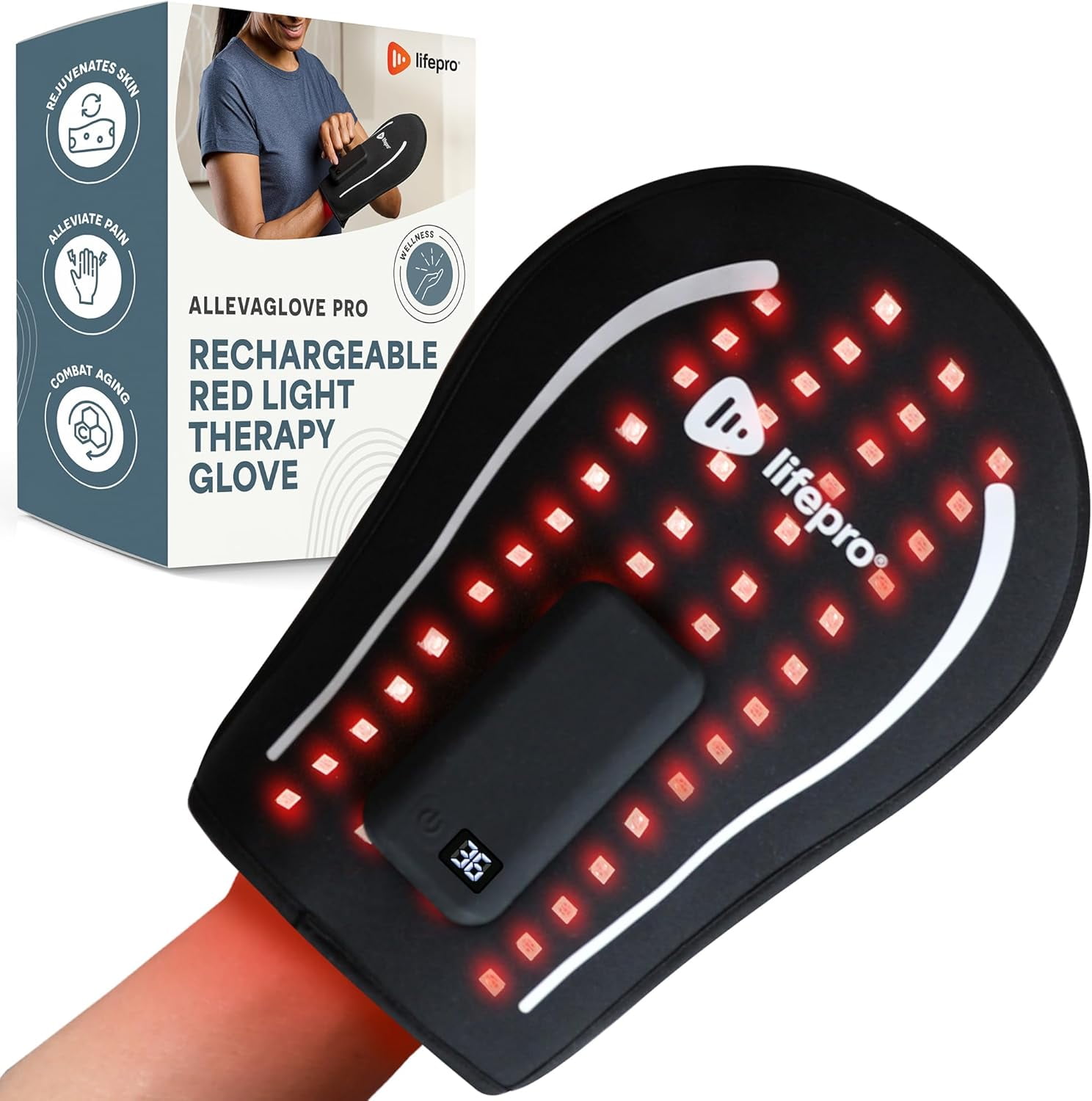 LifePro Red Light Therapy Hand Glove – Comfort & Relaxation for Hands ...