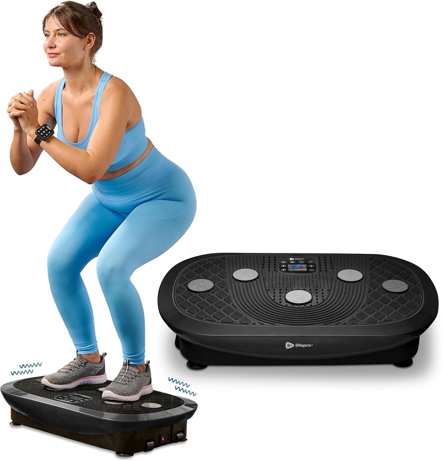 LifePro Rumblex Plus 4D Vibrating Fitness Platform, Triple Oscillation ...