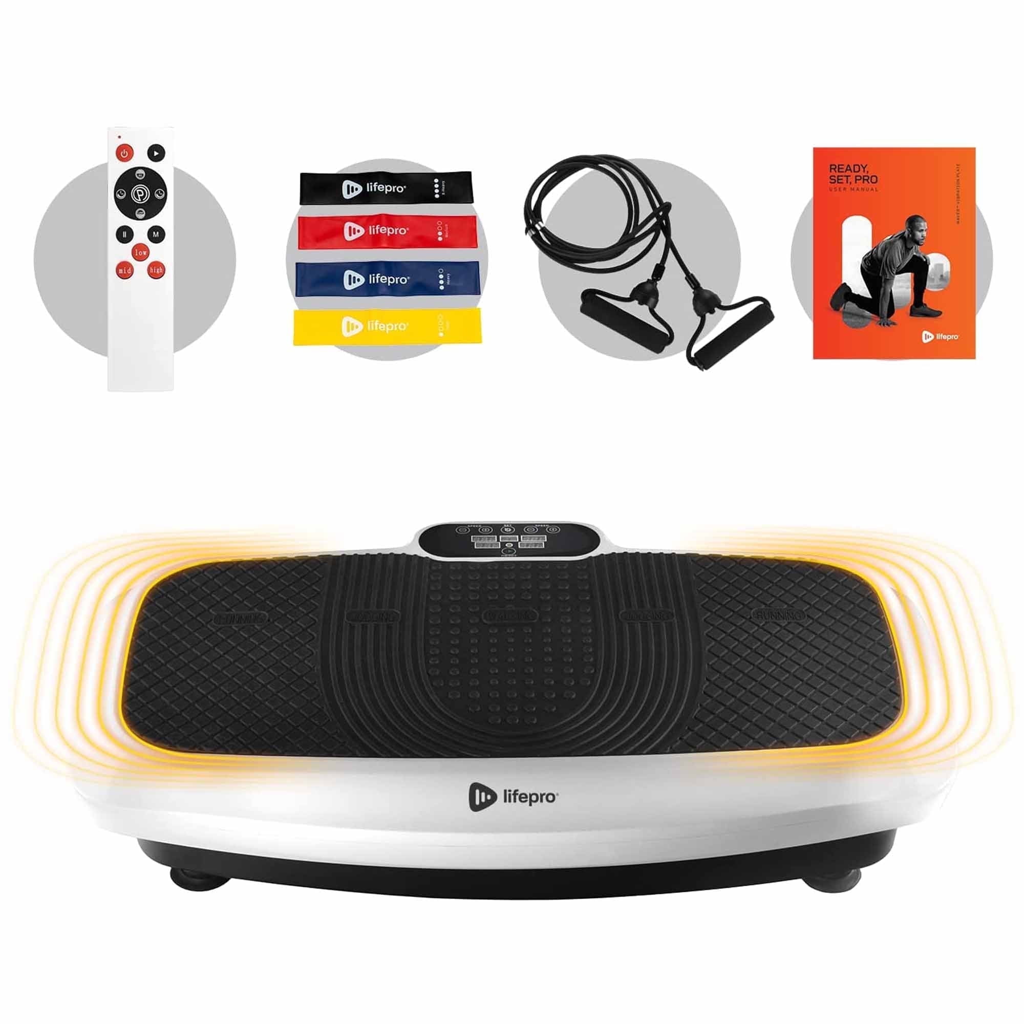 Lifepro Turbo 3D Vibration Plate Exercise Machine with Dual Motors ...