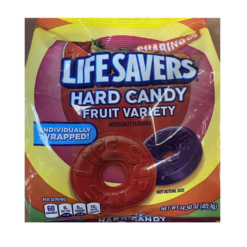 LifeSavers FRUIT VARIETY Breath Mints Bulk Hard Candy Candies 14.5 oz ...