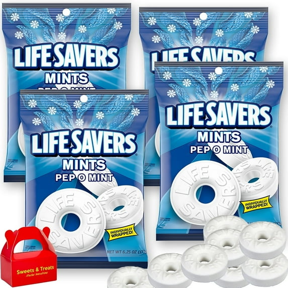LifeSavers Peppermint Hard Candy – Pep O Mint Breath Mint | Refreshing ...