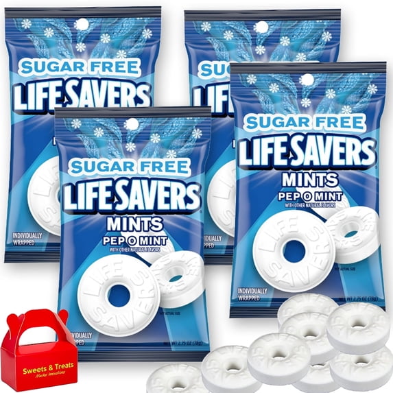LifeSavers Peppermint Sugar Free Hard Candy – Pep O Mint Breath Mint ...