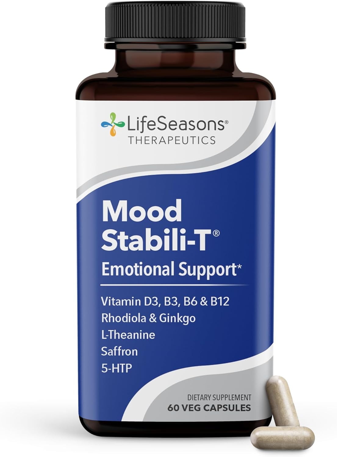 LifeSeasons - Mood Stabili-T Supplement - Enhanced Calmness & Happiness ...