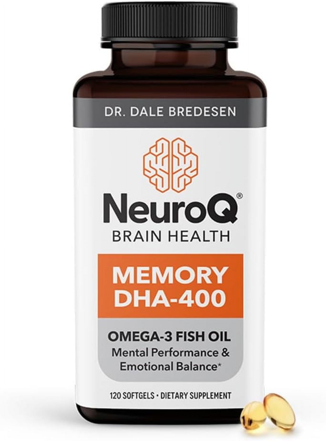 LifeSeasons NeuroQ Memory DHA-400 - Omega-3 Fish Oil Supplement ...