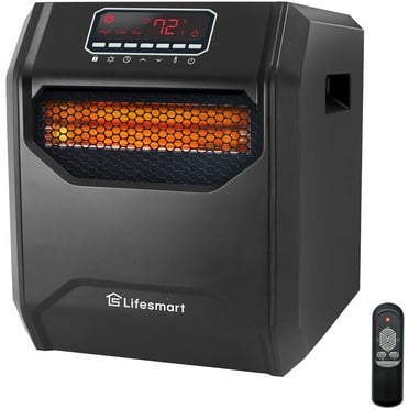 Open Box LifeSmart 3 Element 1500W Quartz Infrared Electric Room Space ...