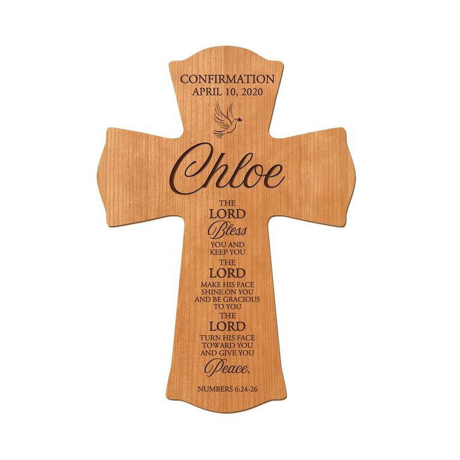 LifeSong Milestones 8x11.25in Black Wall Cross_Chloe Confirmation ...