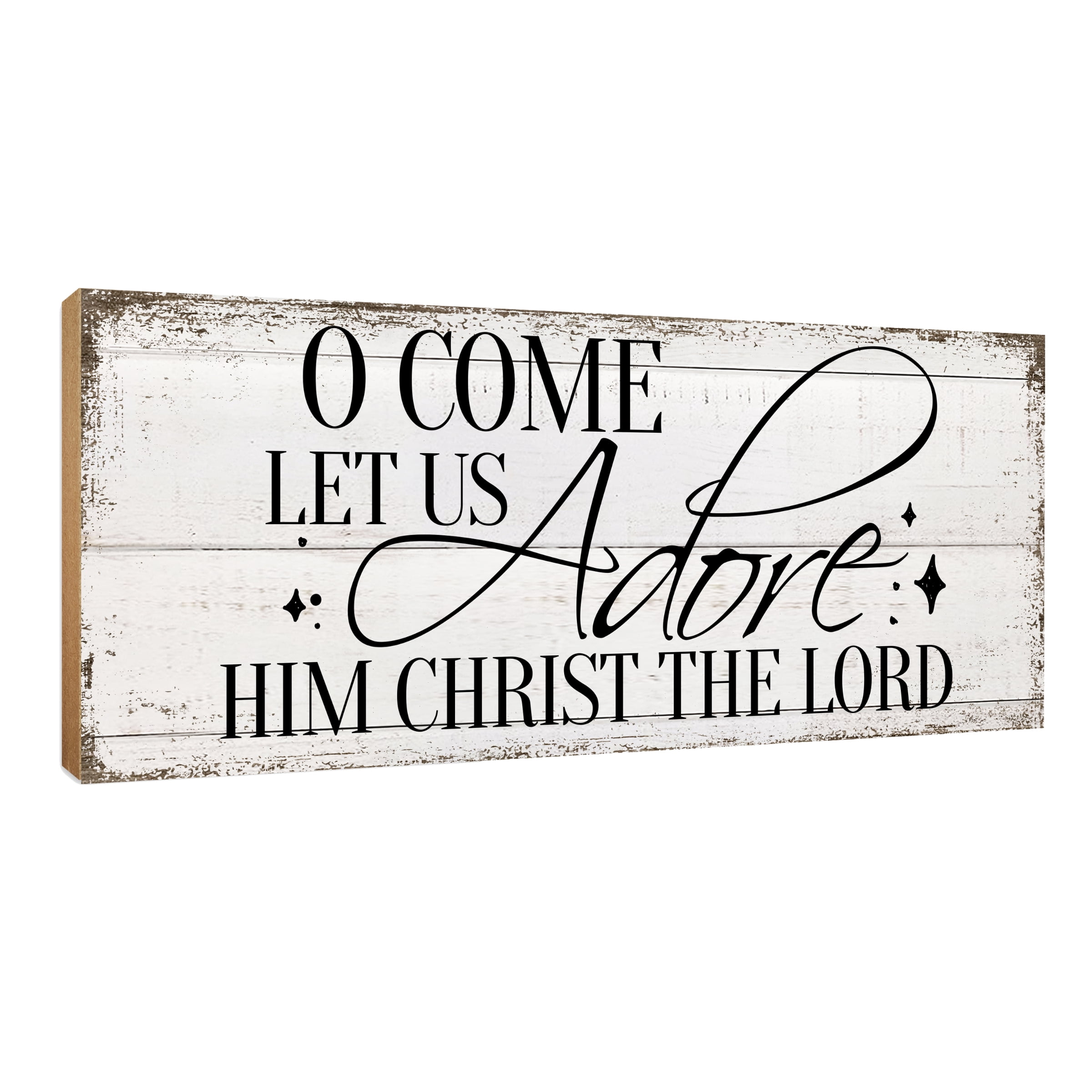 LifeSong Milestones Adore Him Tabletop Sign Christmas Decorations for ...