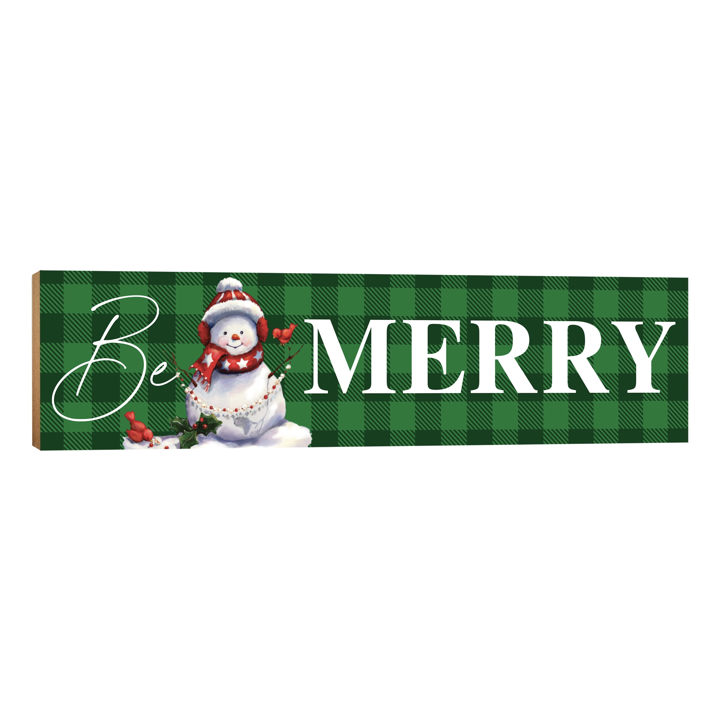 LifeSong Milestones "Be Merry Snowman" Christmas Decorations Indoor ...