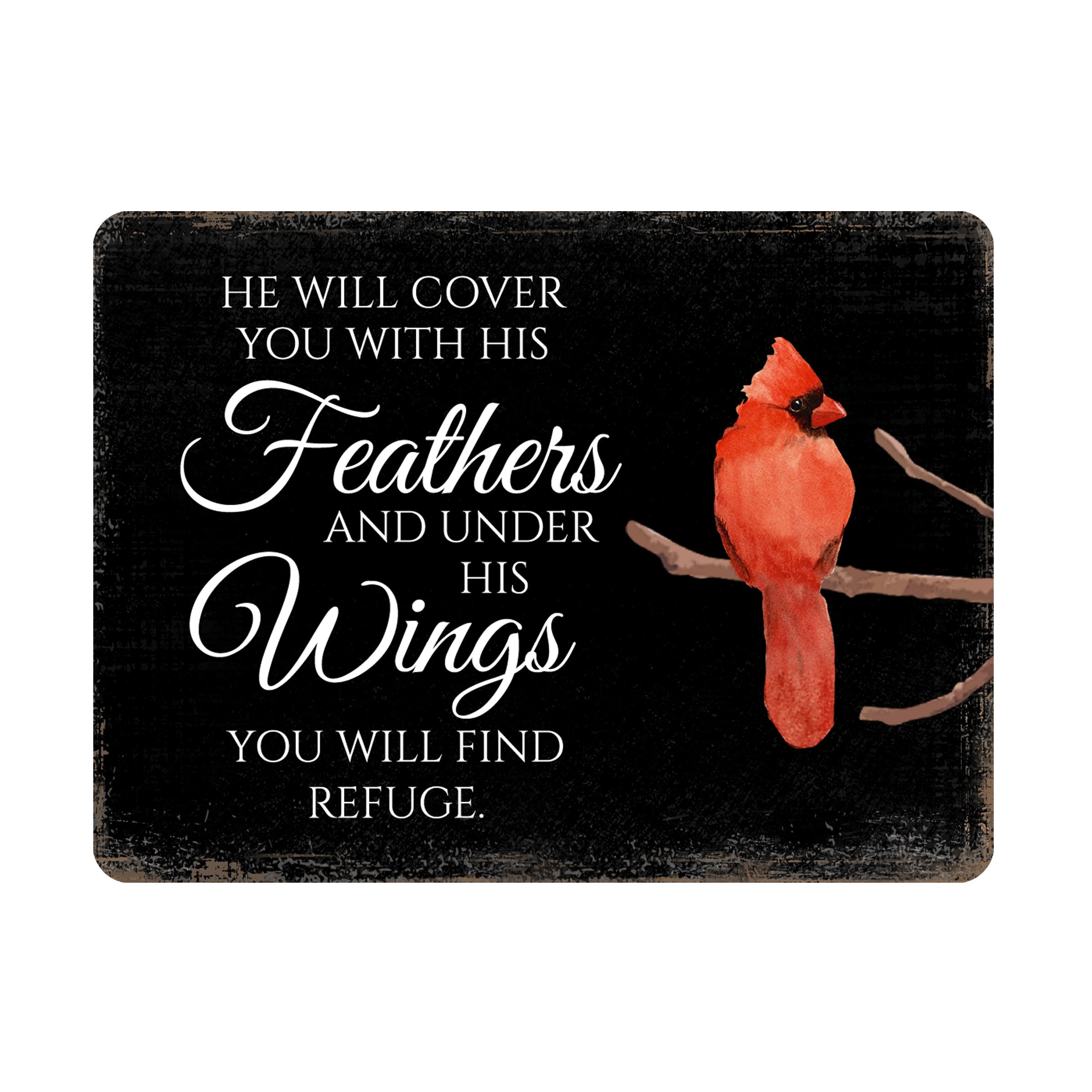 LifeSong Milestones Cardinal Fridge Magnets with Inspirational Verse ...