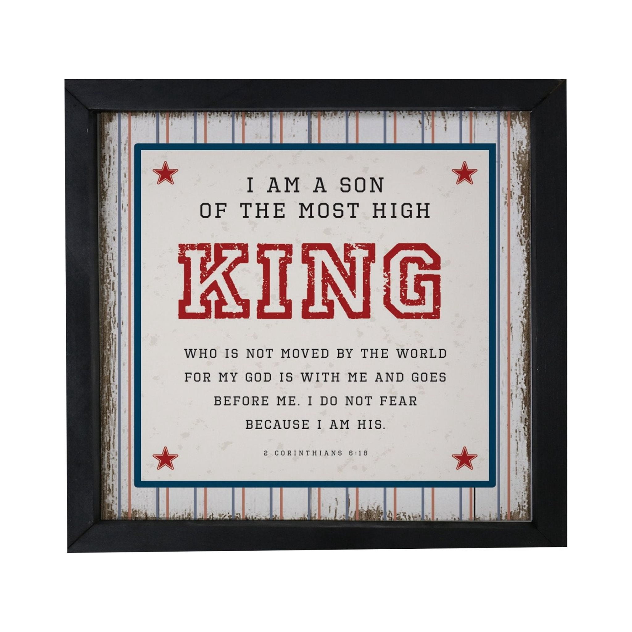 LifeSong Milestones Christian Sign Baseball Theme Shadow Box for Boys ...