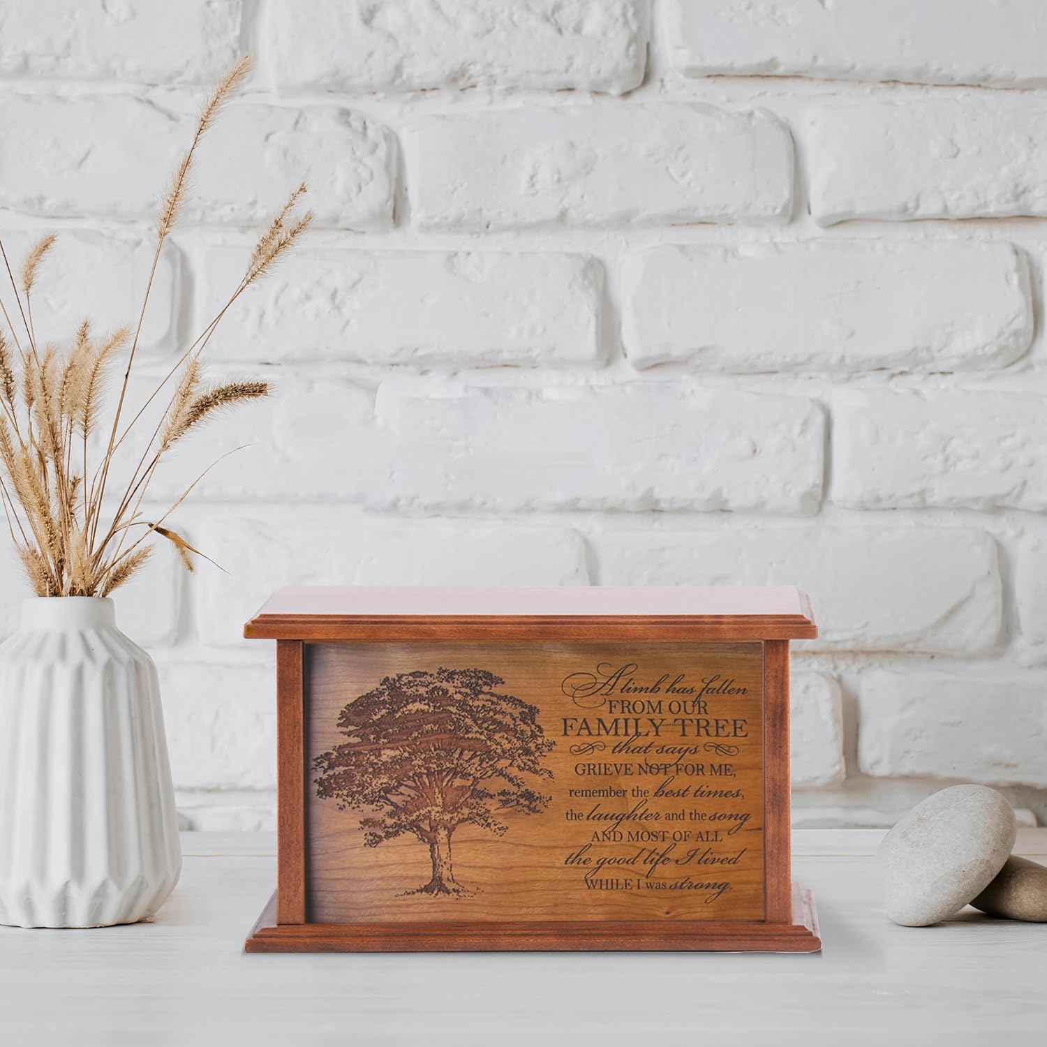 LifeSong Milestones Cremation Urns Tree of Life Wooden Cremation Box ...