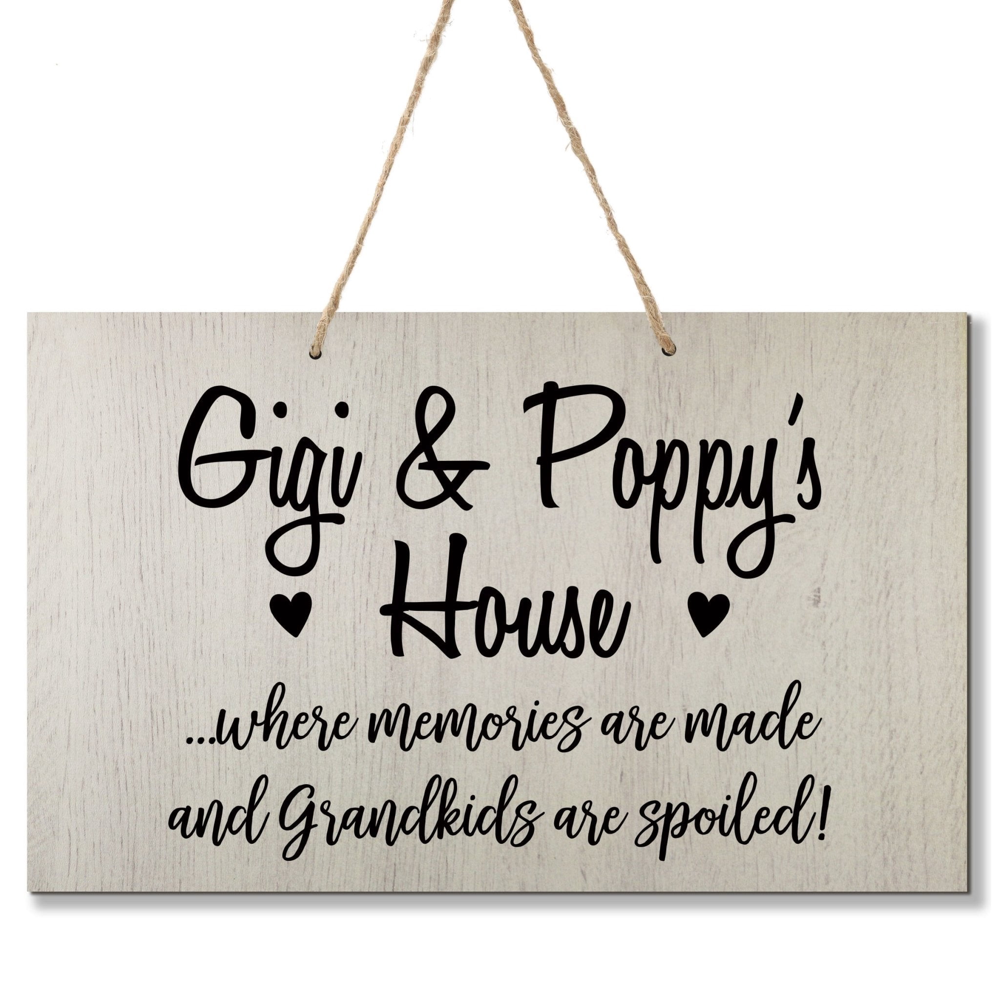 LifeSong Milestones Gigi & Poppy's House Sign Grandparents Gifts ...