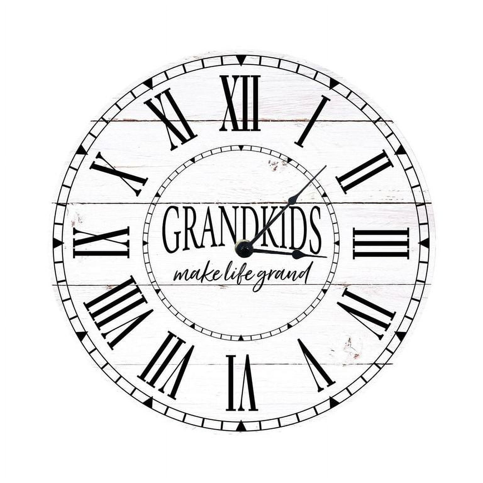 LifeSong Milestones Grandkids- Clock - 12in Clock_Grandkids - Walmart.com