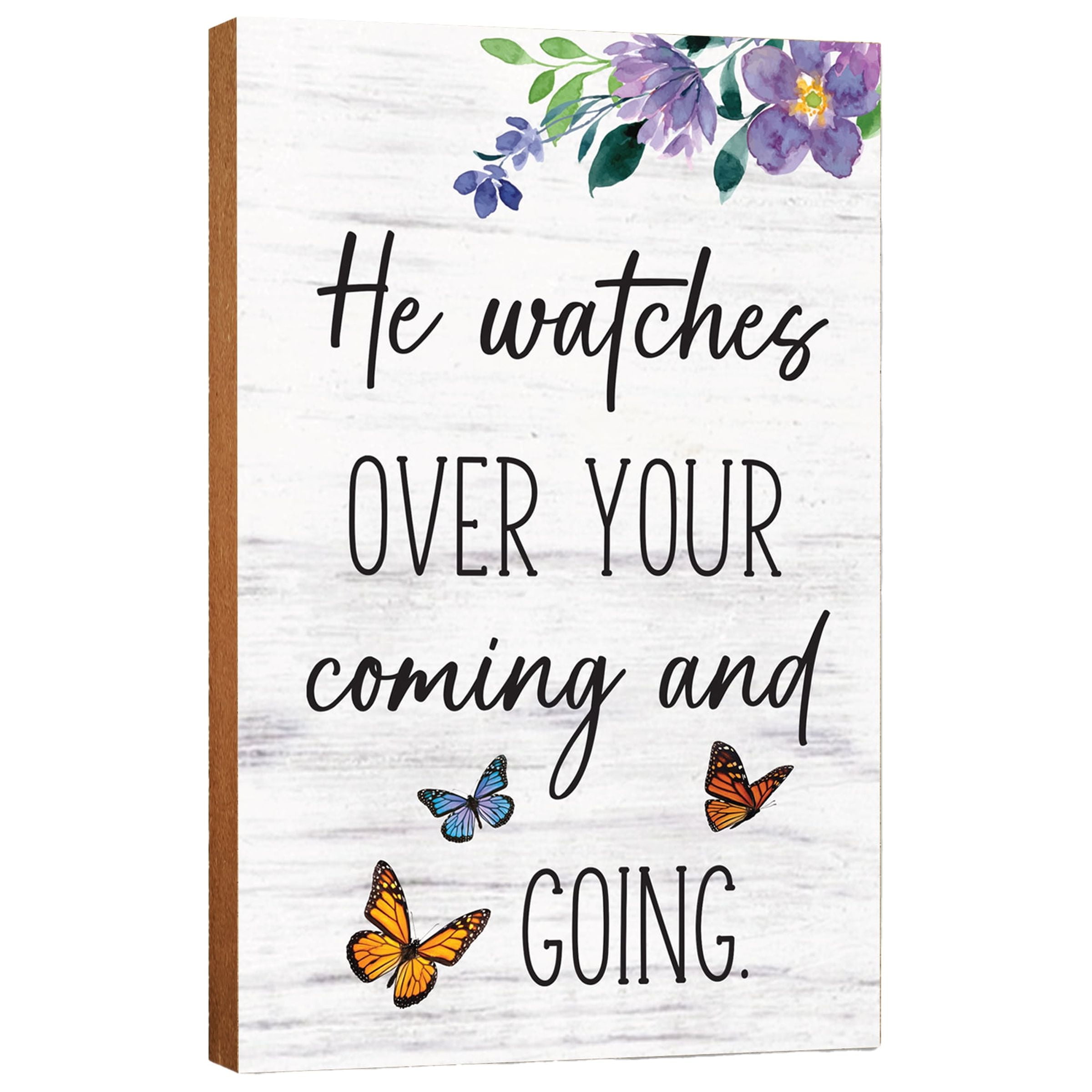 LifeSong Milestones Inspirational Wall Plaque with Butterfly Design for ...