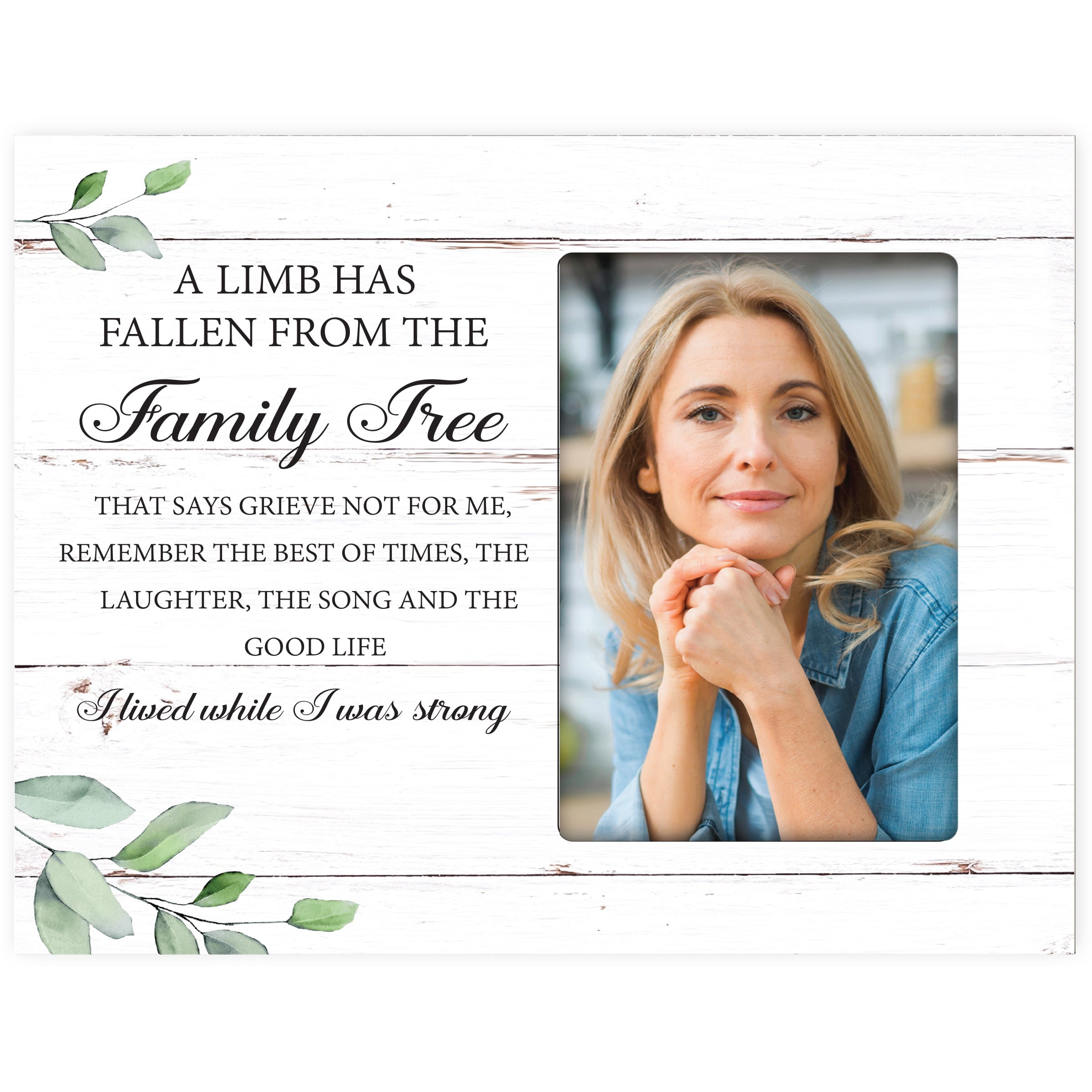 LifeSong Milestones Memorial Picture Frame for Sympathy Gifts - A Limb ...