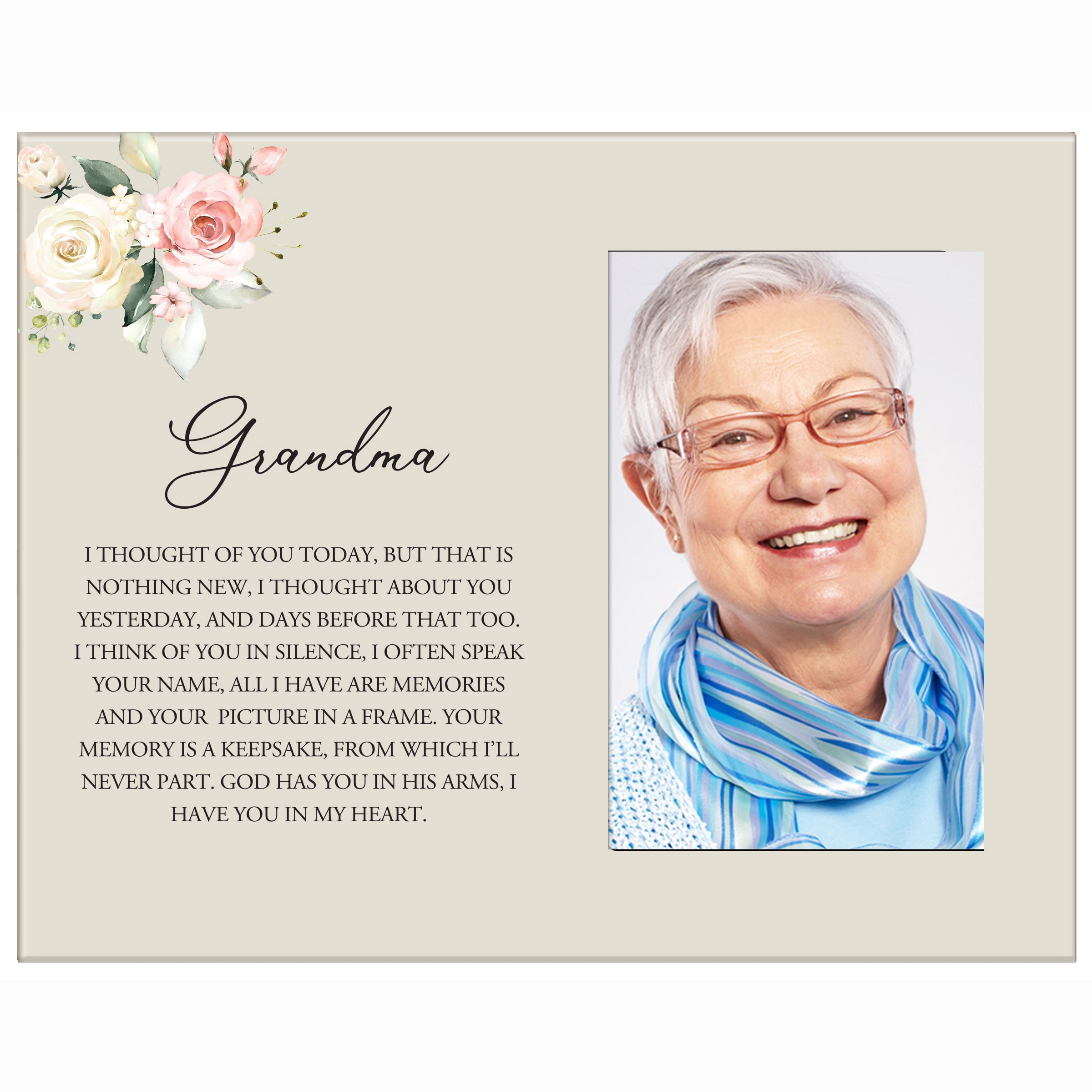 LifeSong Milestones Memorial Picture Frame for Sympathy Gifts - Grandma ...