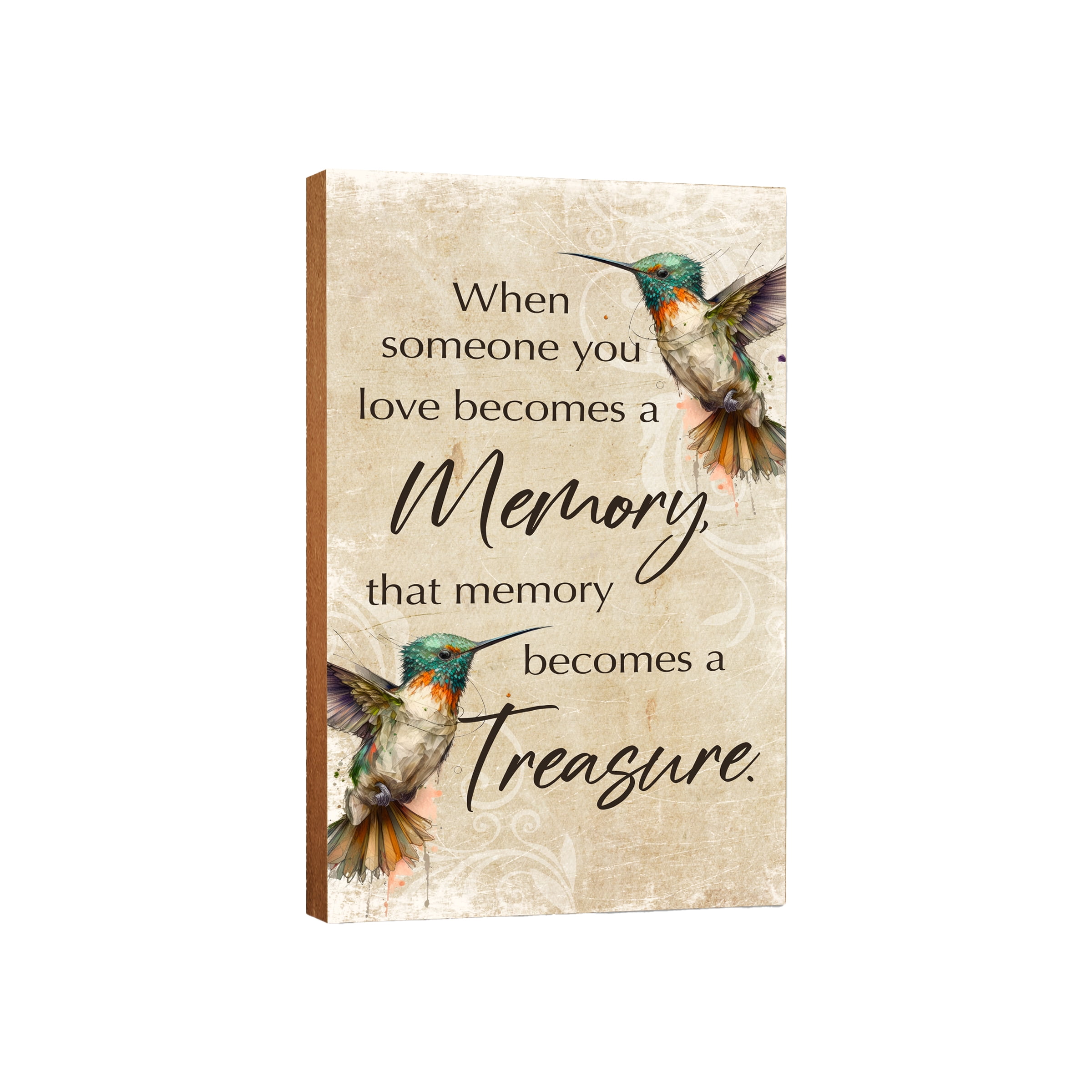 LifeSong Milestones Memorial Wall Decor with Humming Bird Design for ...