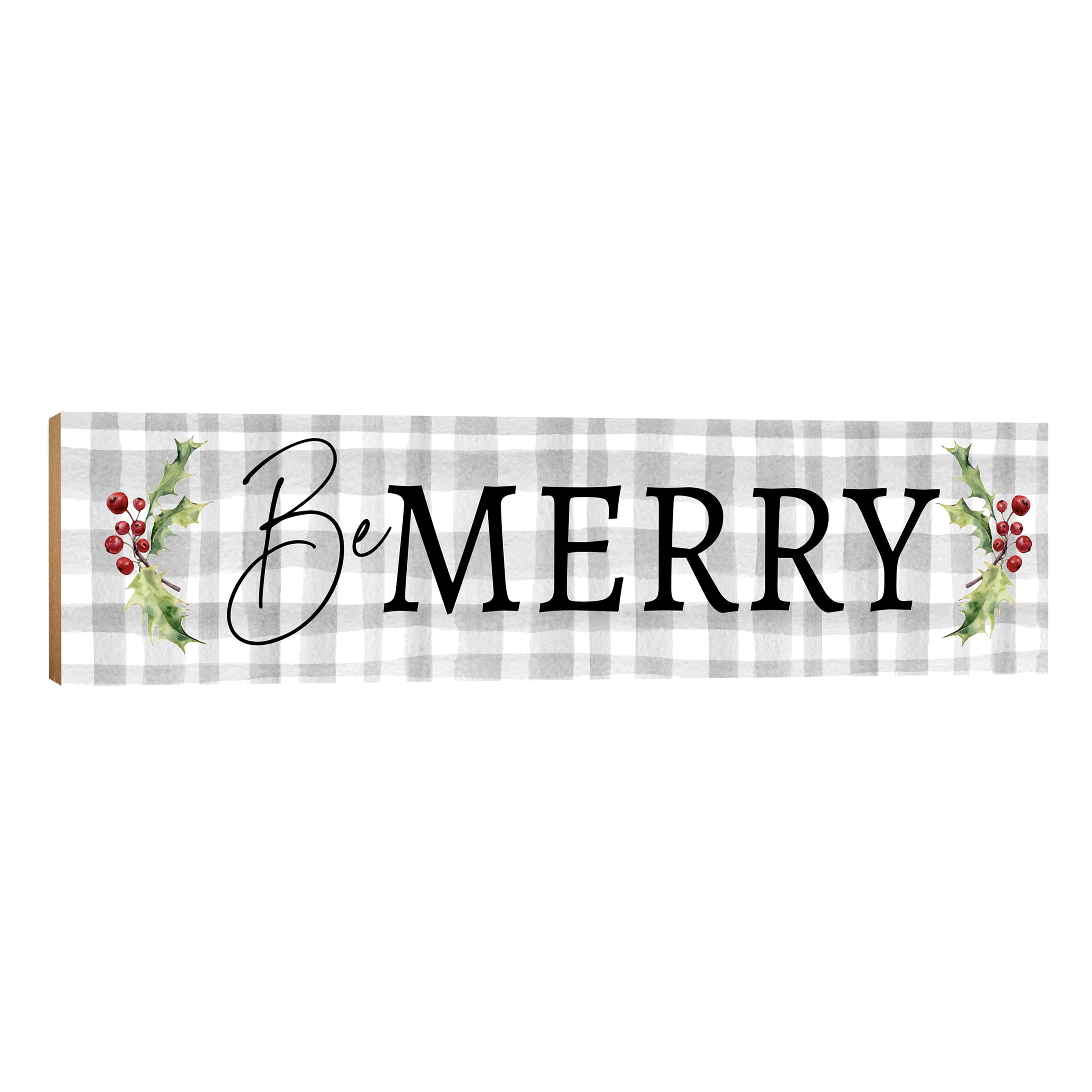 LifeSong Milestones "Merry" Sign Christmas Decorations Indoor Wall ...