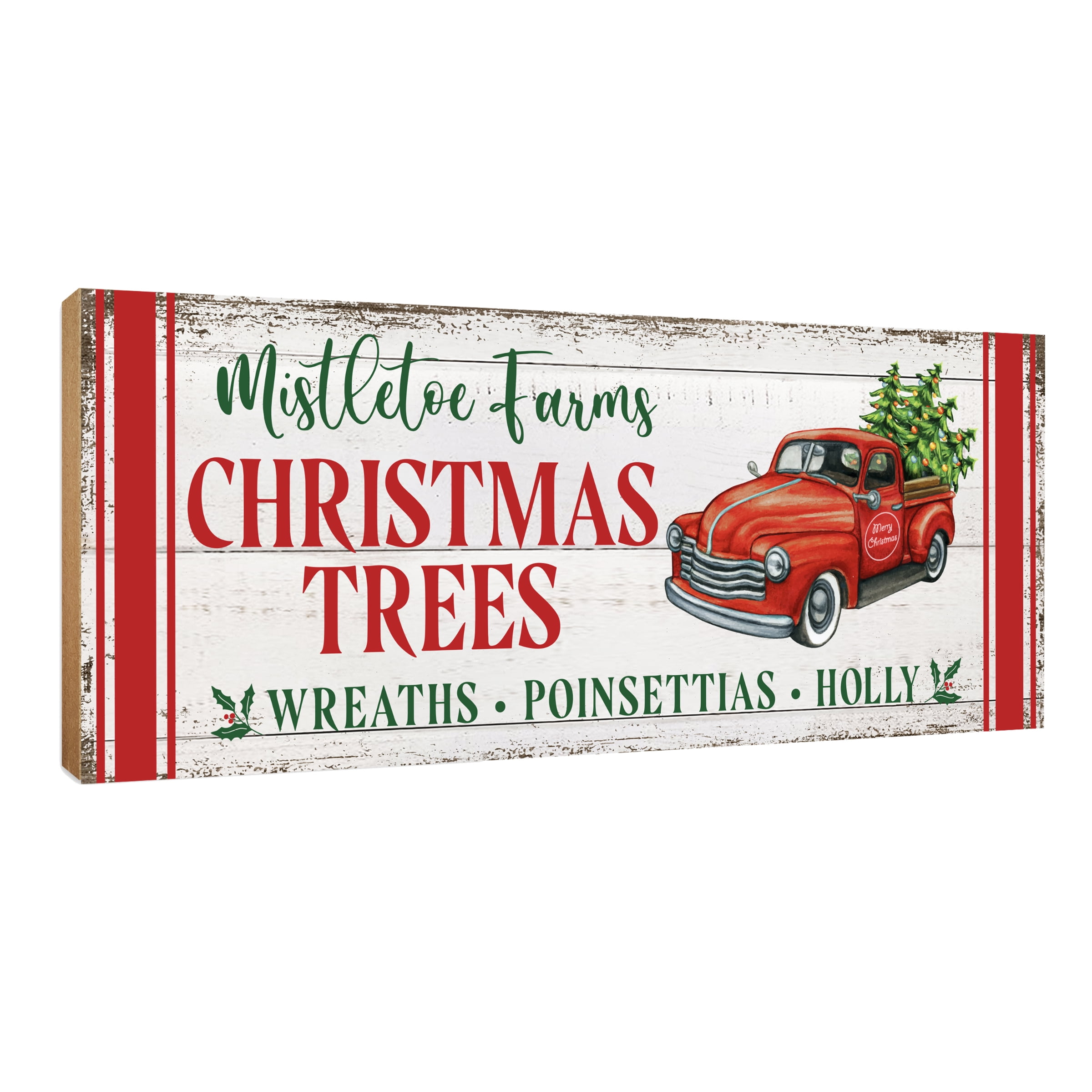 LifeSong Milestones Mistletoe Farms Farmhouse Christmas Signs for ...