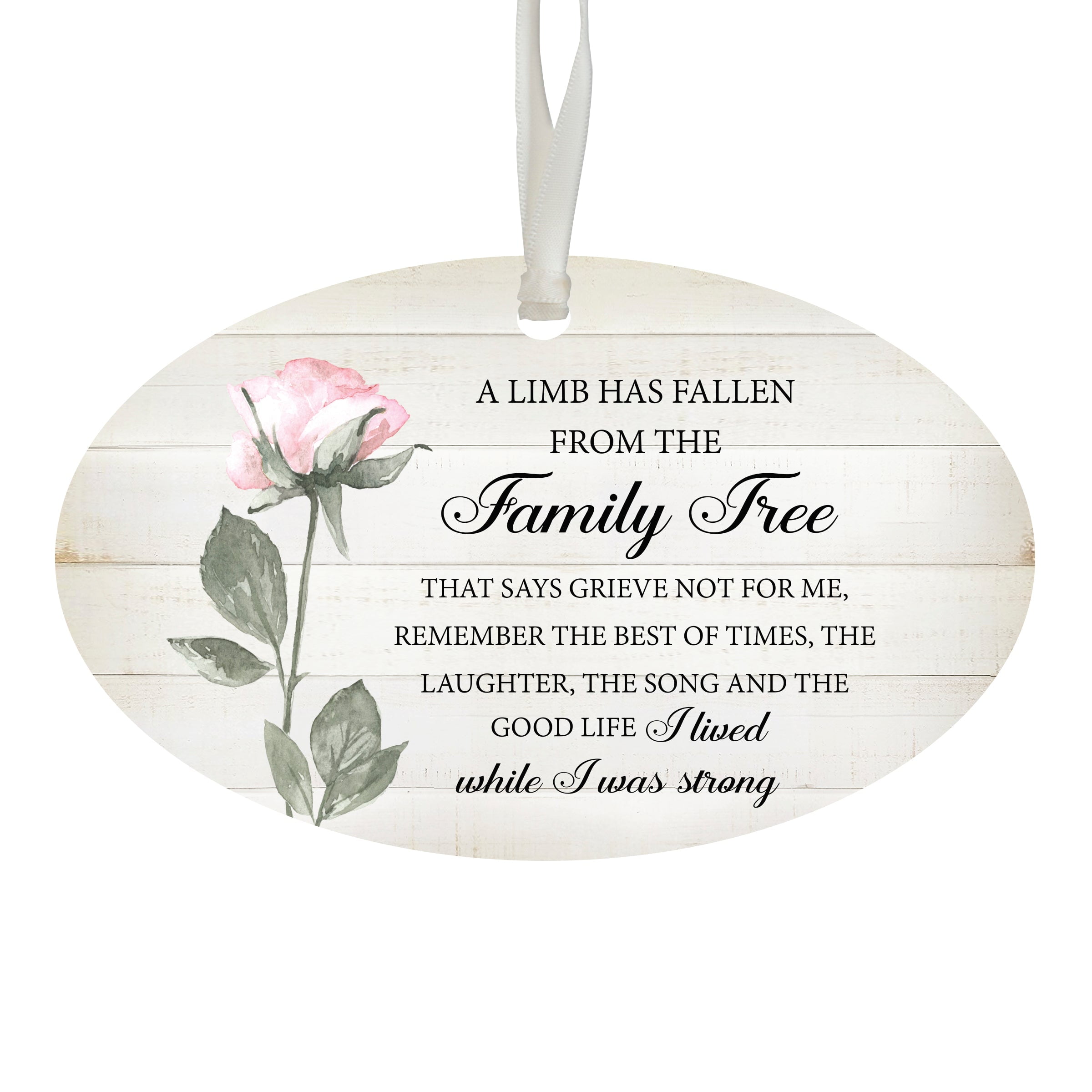 LifeSong Milestones Oval Memorial Ornaments Christmas Decorations for ...