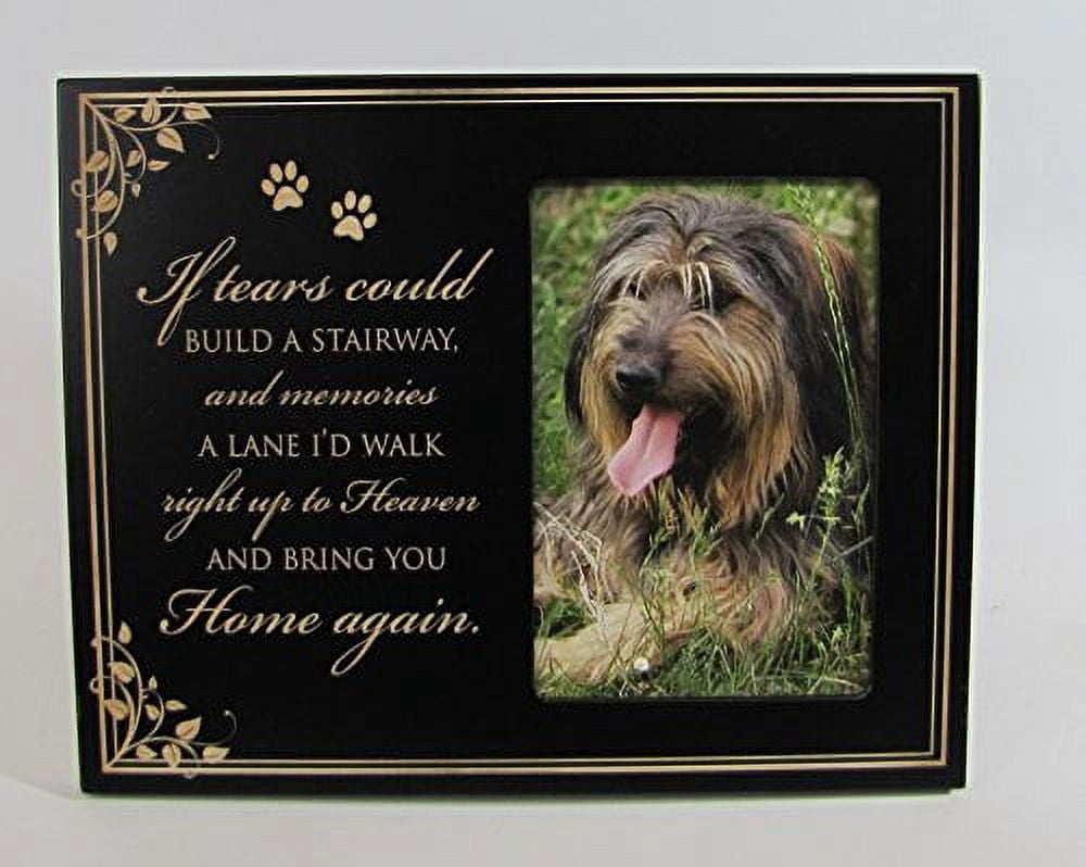 LifeSong Milestones Pet Memorial Sympathy Photo Frame If Tears Could ...