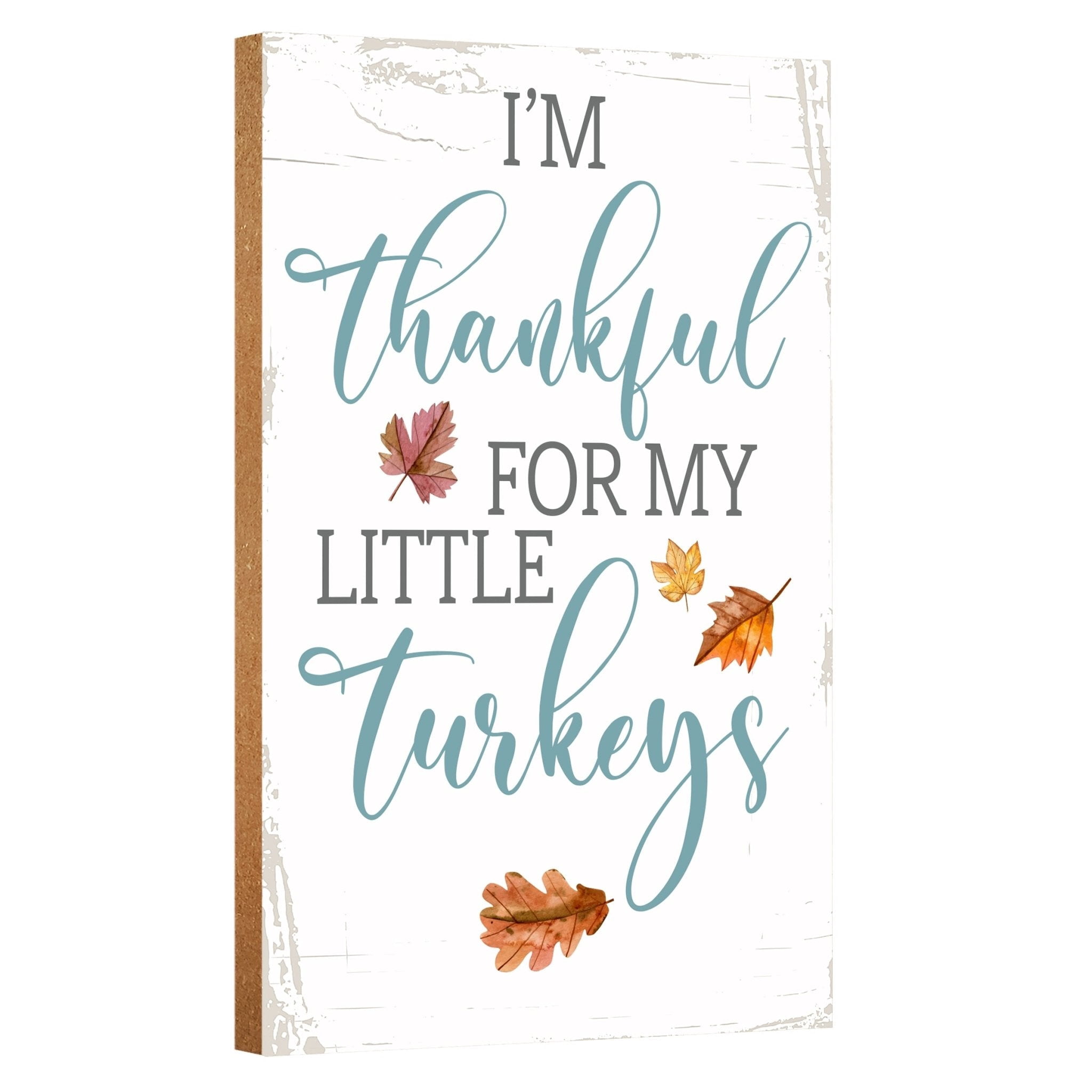 LifeSong Milestones Rustic Fall Decor, Tabletop Sign for Fall ...