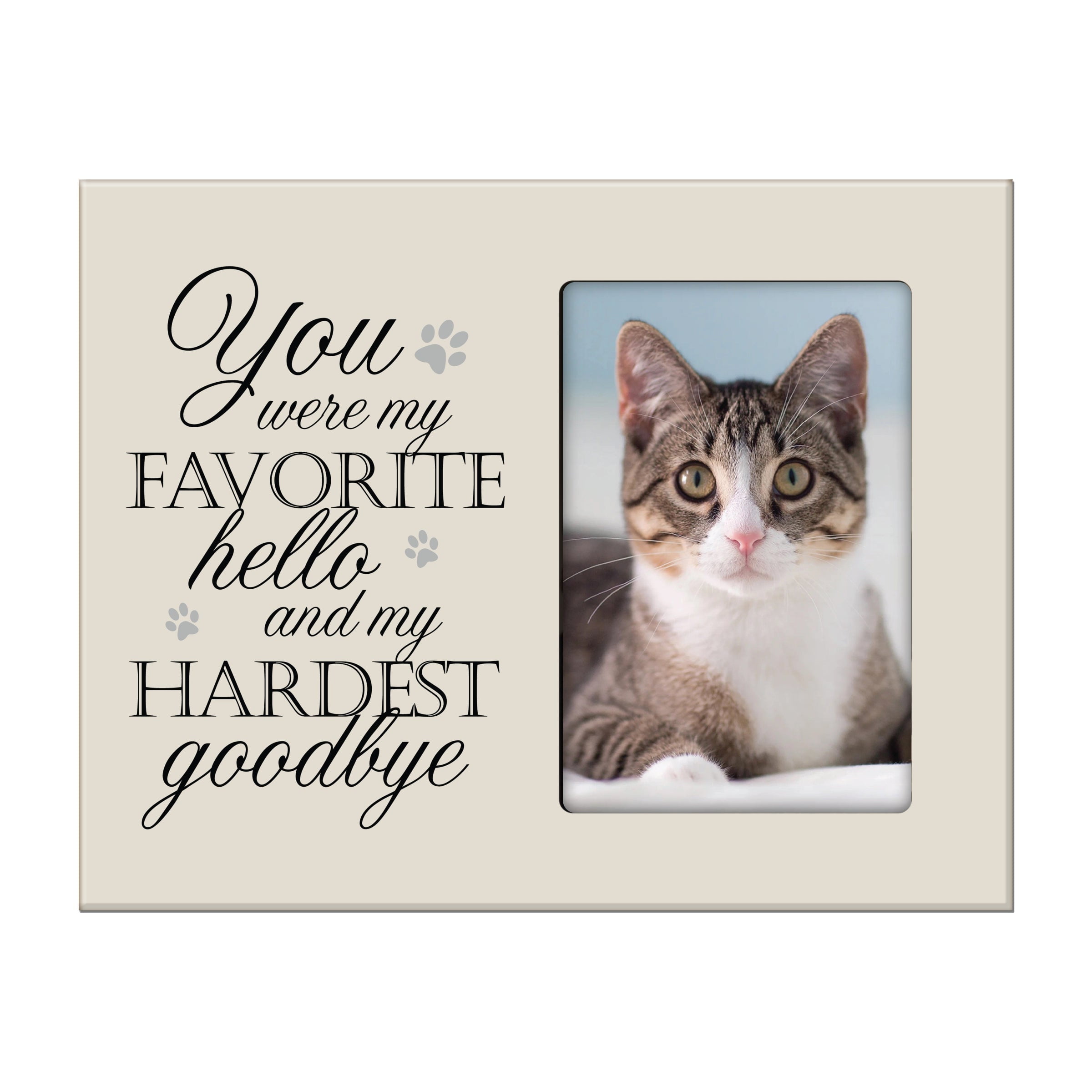 LifeSong Milestones Rustic Pet Memorial Gifts Tabletop Picture Frame ...