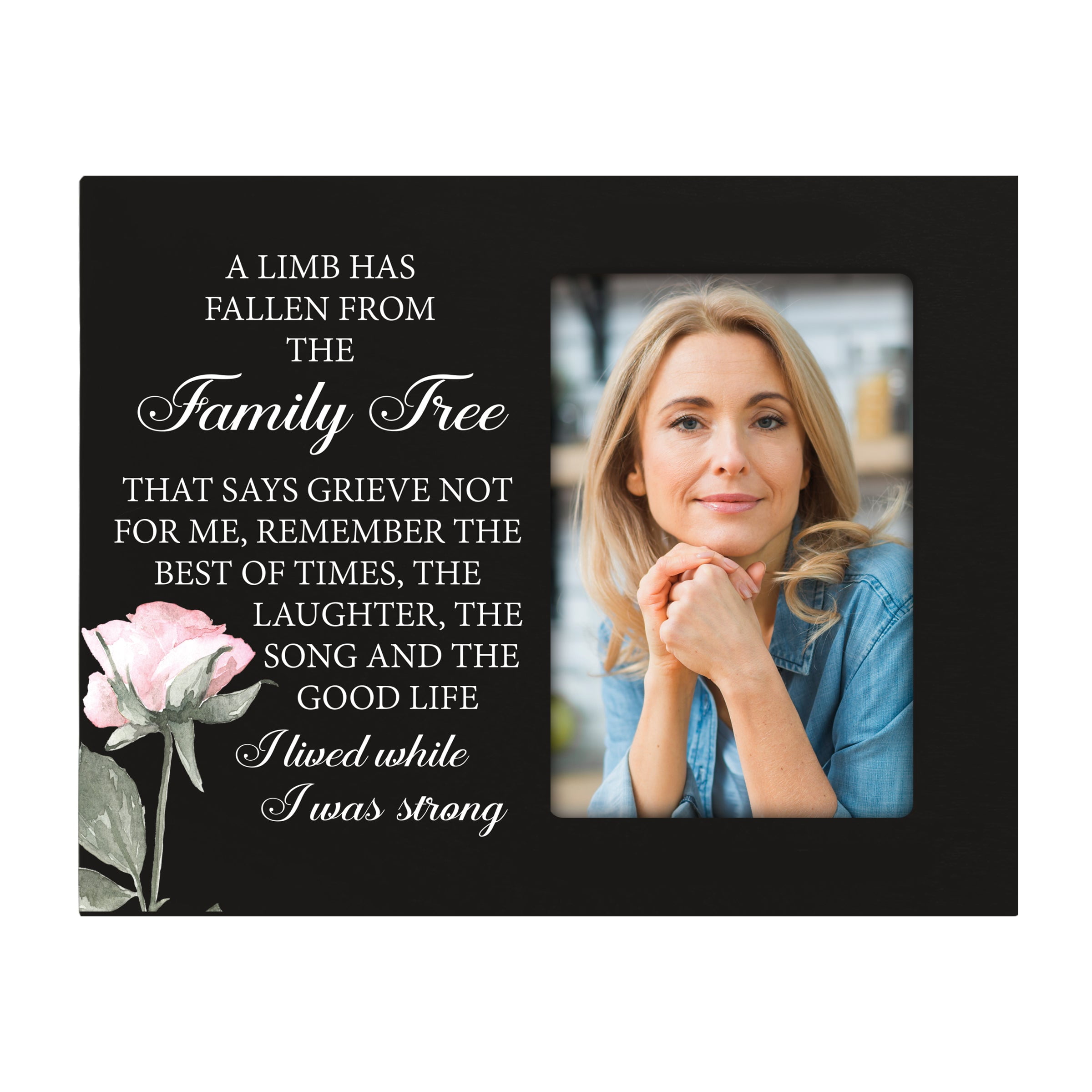 LifeSong Milestones Rustic Sympathy Gifts Tabletop Picture Frame Holds ...