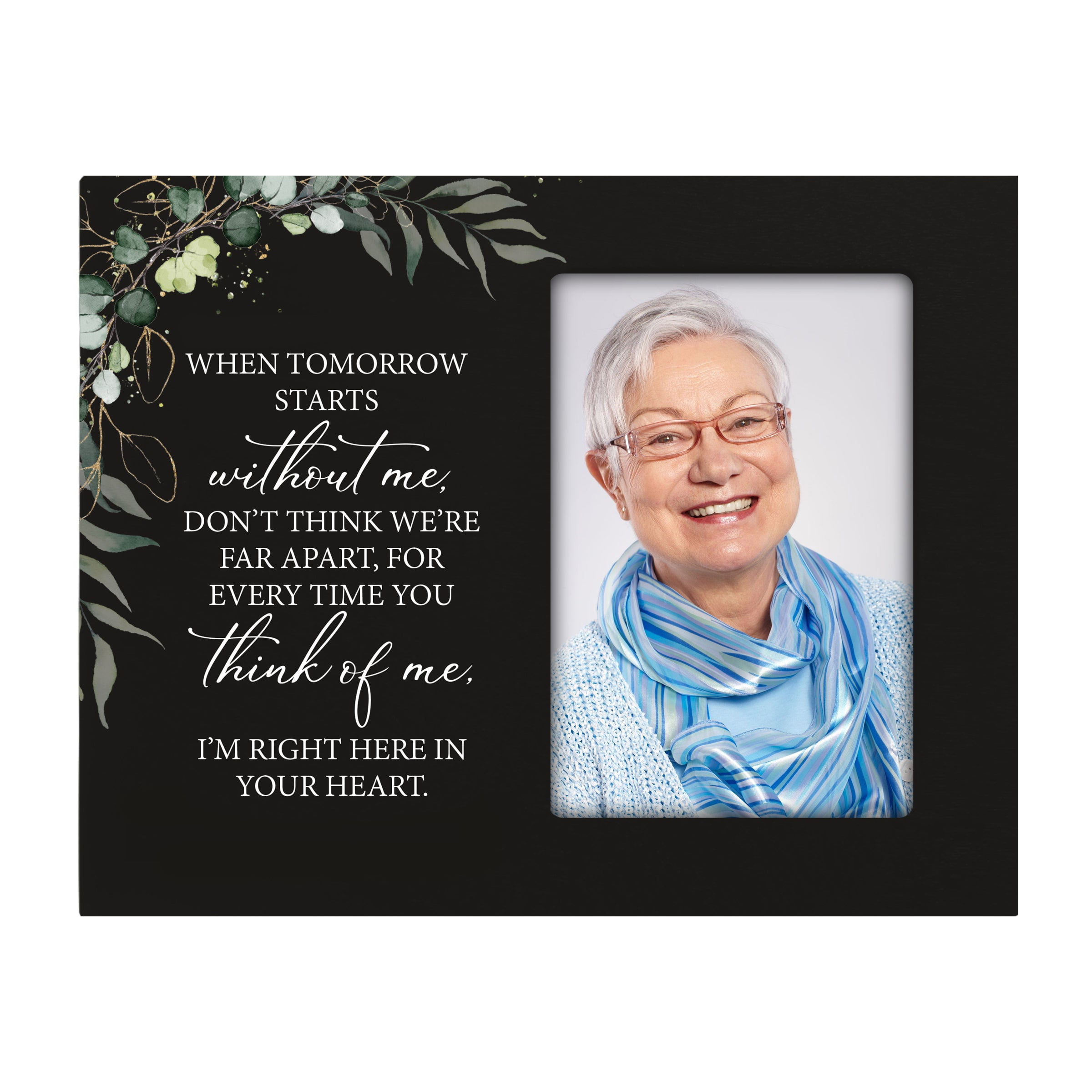 LifeSong Milestones Rustic Sympathy Gifts Tabletop Picture Frame Holds ...