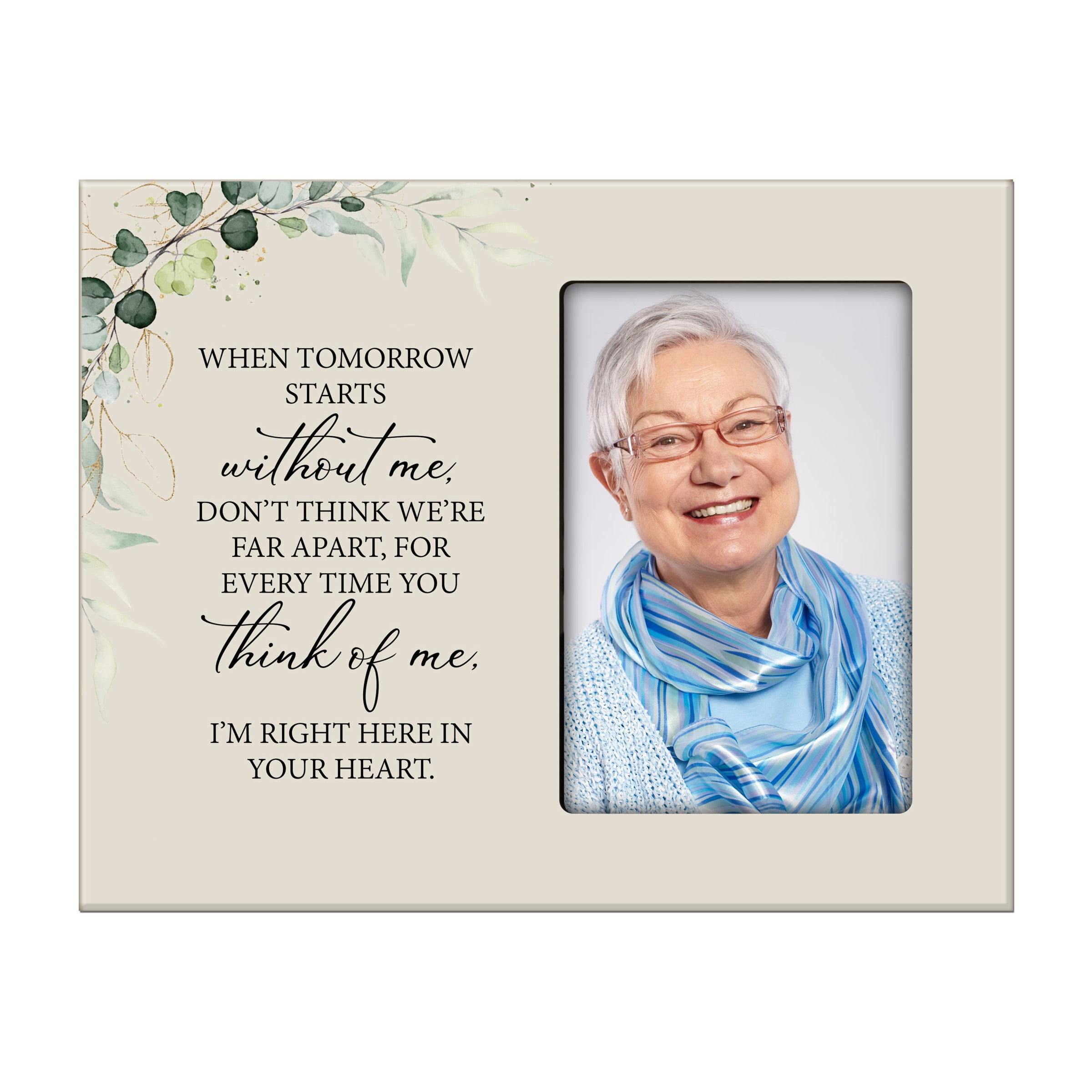 LifeSong Milestones Rustic Sympathy Gifts Tabletop Picture Frame Holds ...