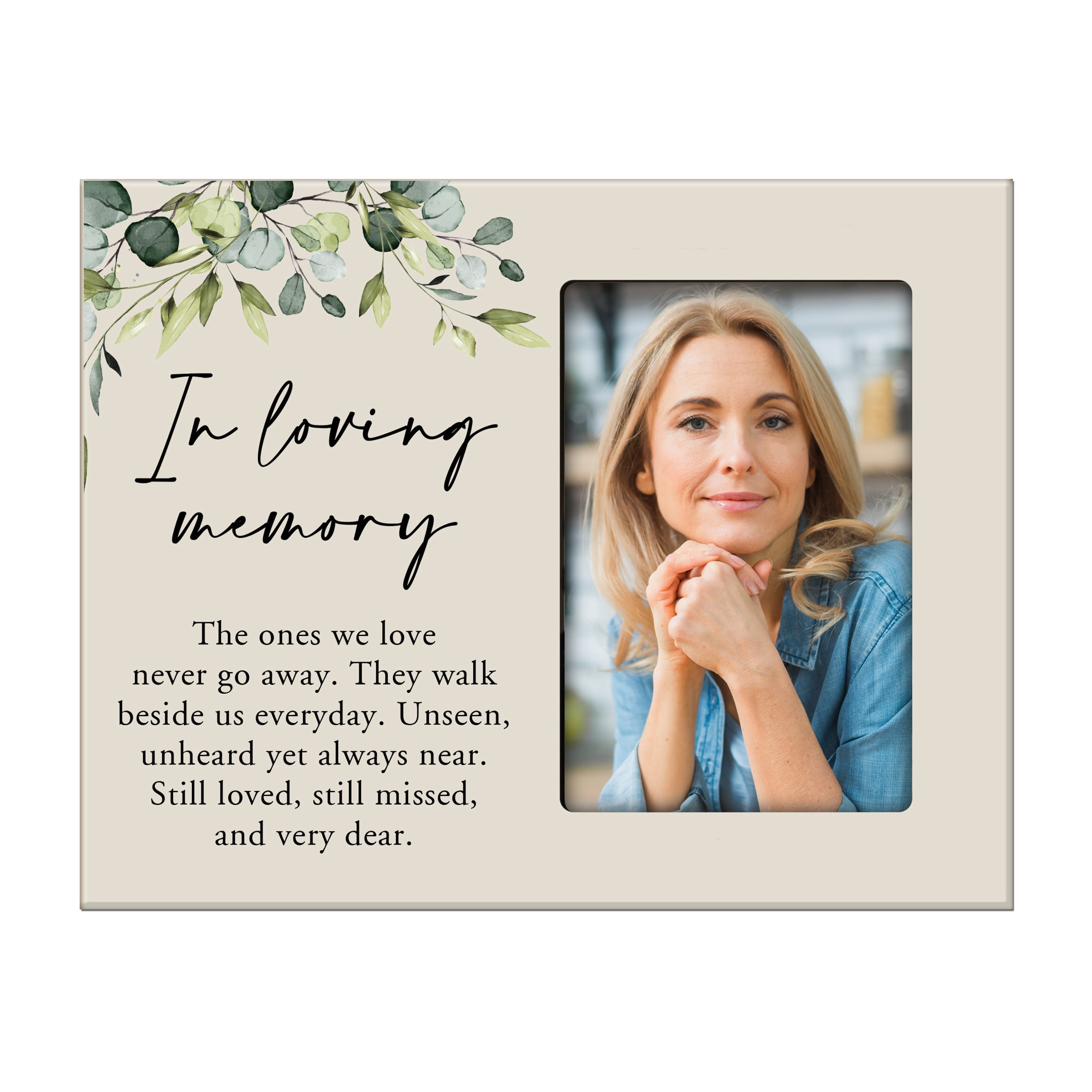 LifeSong Milestones Rustic Sympathy Gifts Tabletop Picture Frame Holds ...