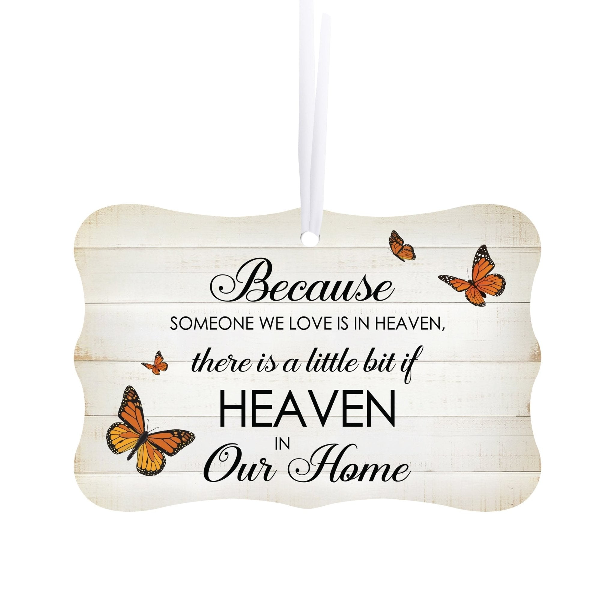 LifeSong Milestones Scalloped Memorial Ornaments Christmas Decorations ...