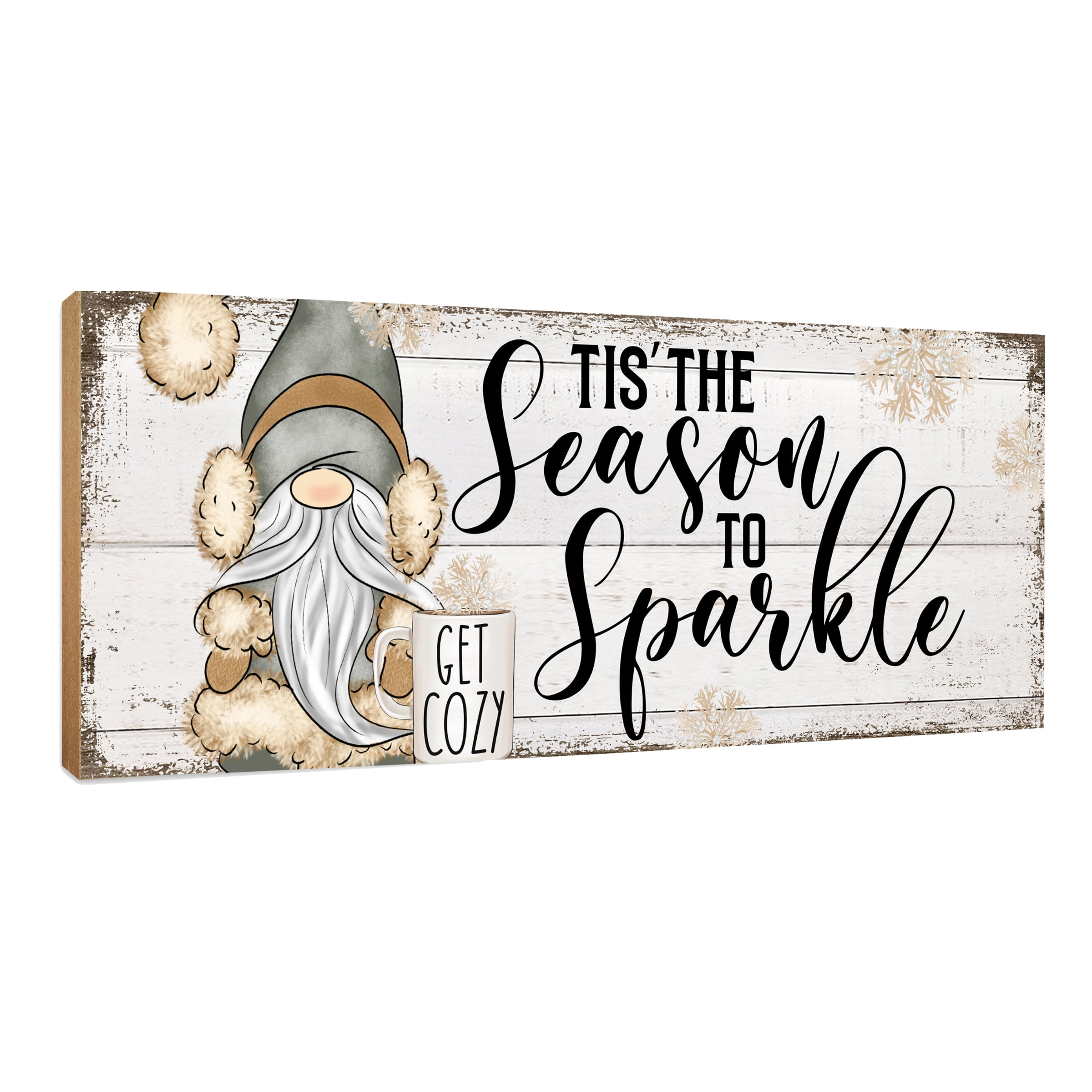 LifeSong Milestones Tis The Season Gnome Tabletop Sign Christmas ...