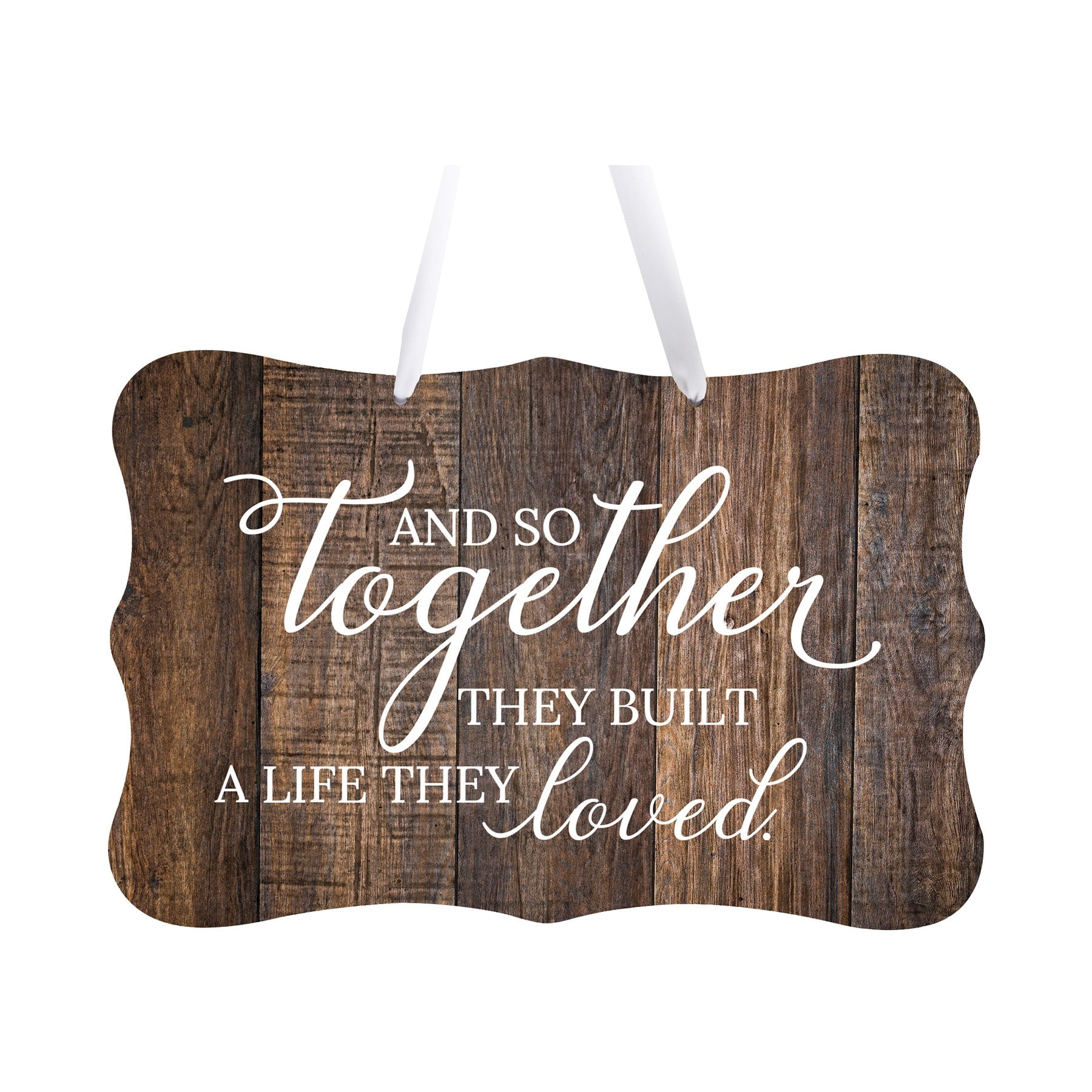 LifeSong Milestones Wedding Wall Hanging Signs For Ceremony And ...