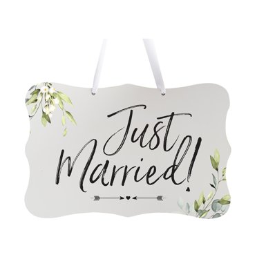 LifeSong Milestones Modern Wall Hanging Rope Sign for Wedding 8x12 ...
