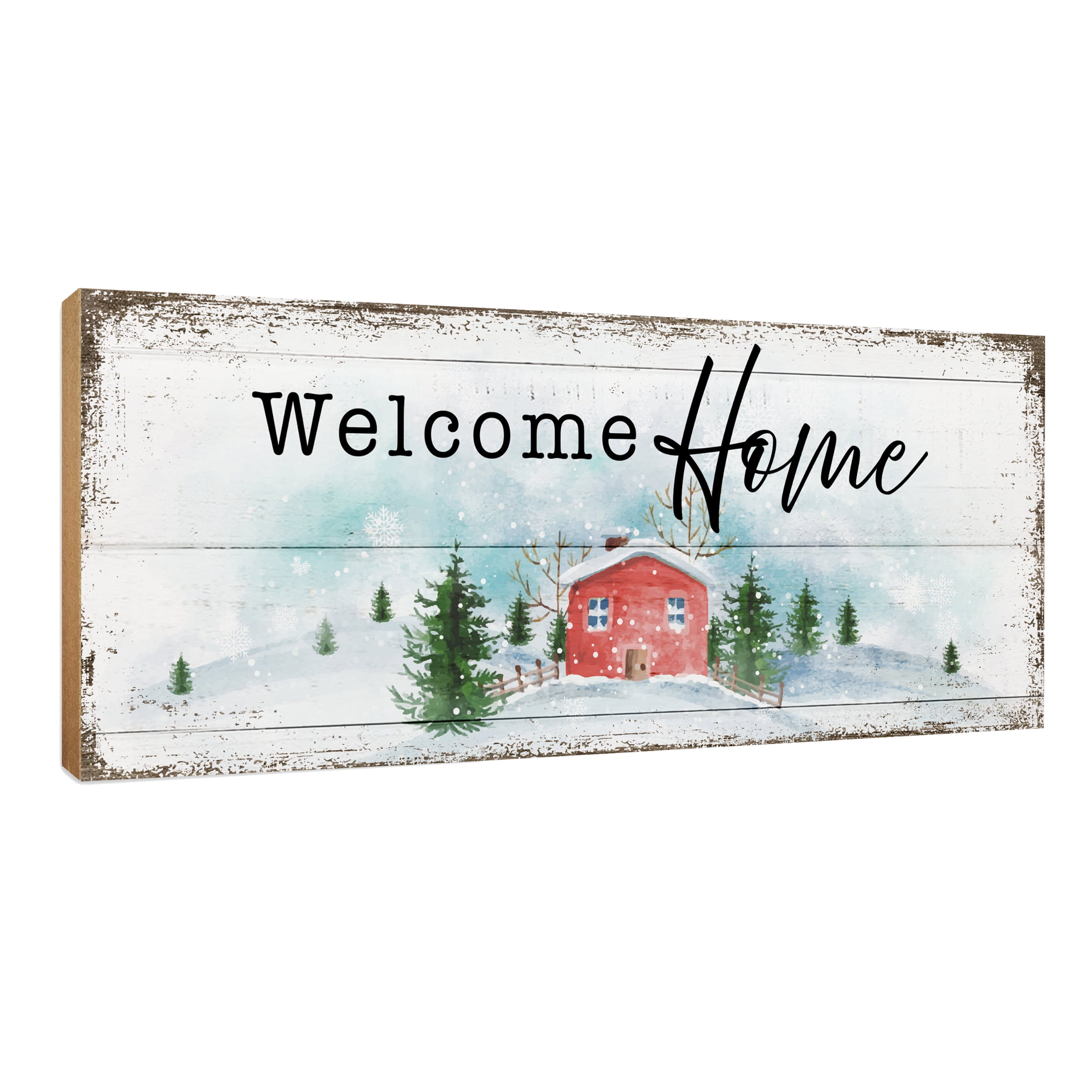 LifeSong Milestones Welcome Home Sign Tabletop Christmas Decorations ...