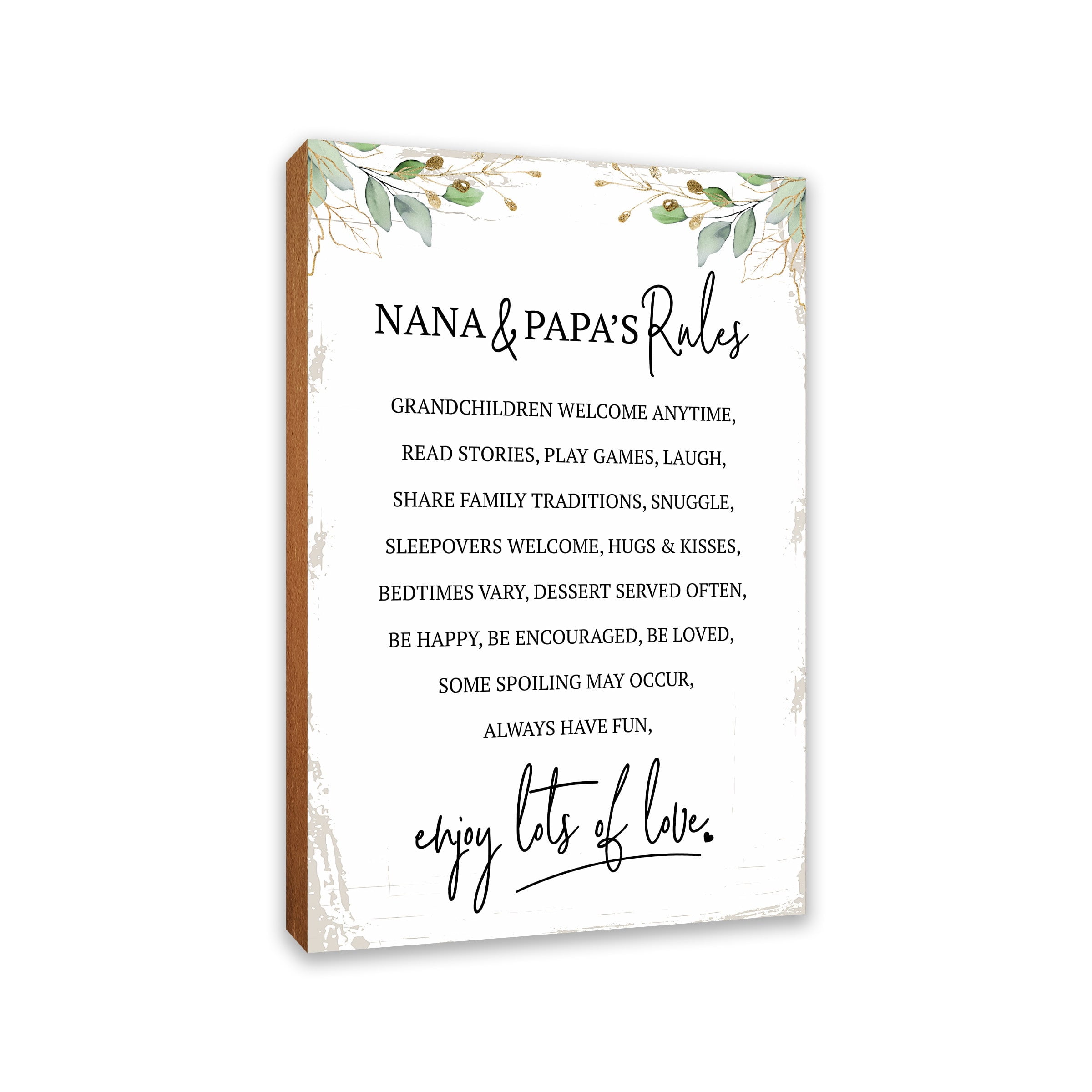 LifeSong Milestones Wood Inspirational Tabletop Sign for Living Room ...