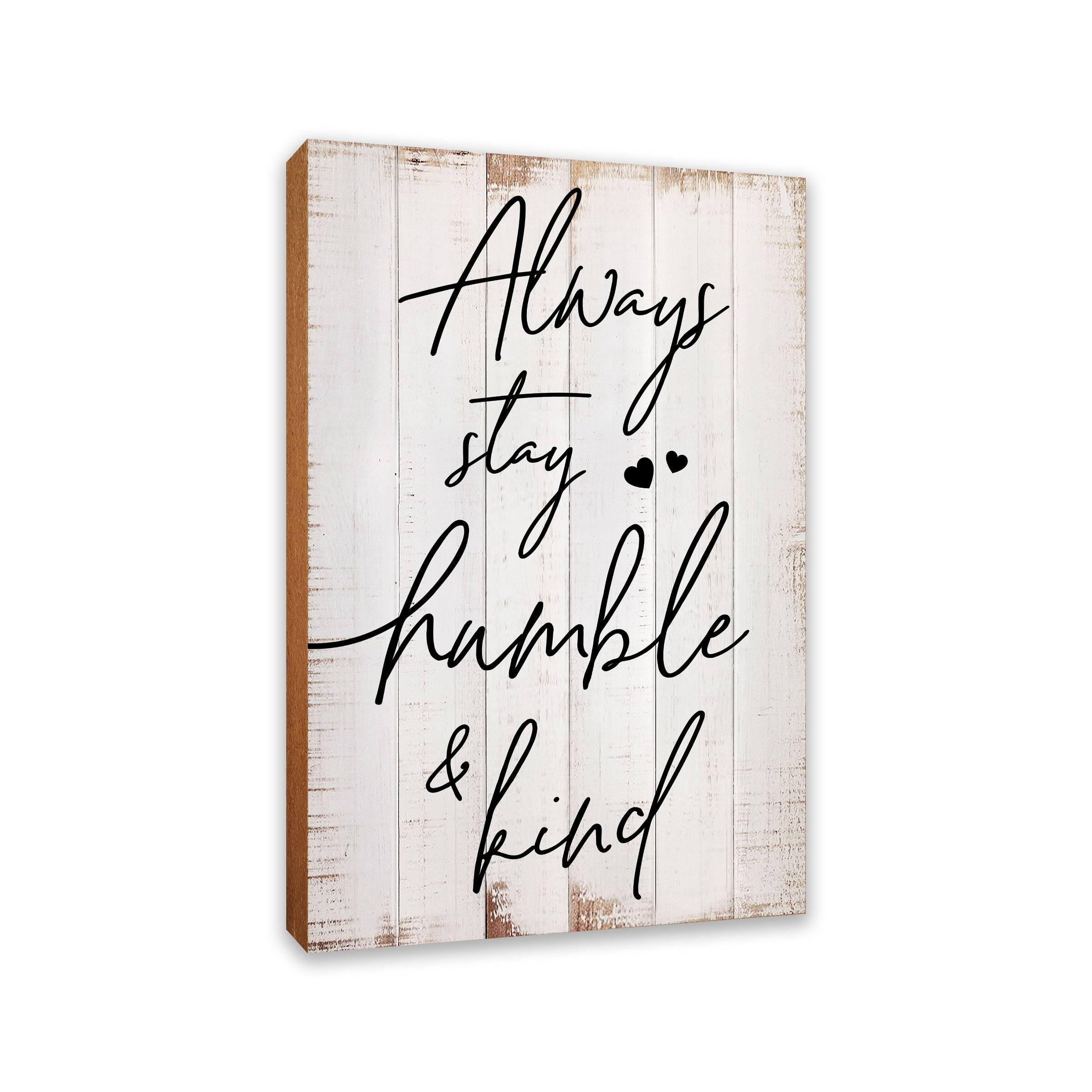 LifeSong Milestones Wood Inspirational Tabletop Sign for Living Room ...