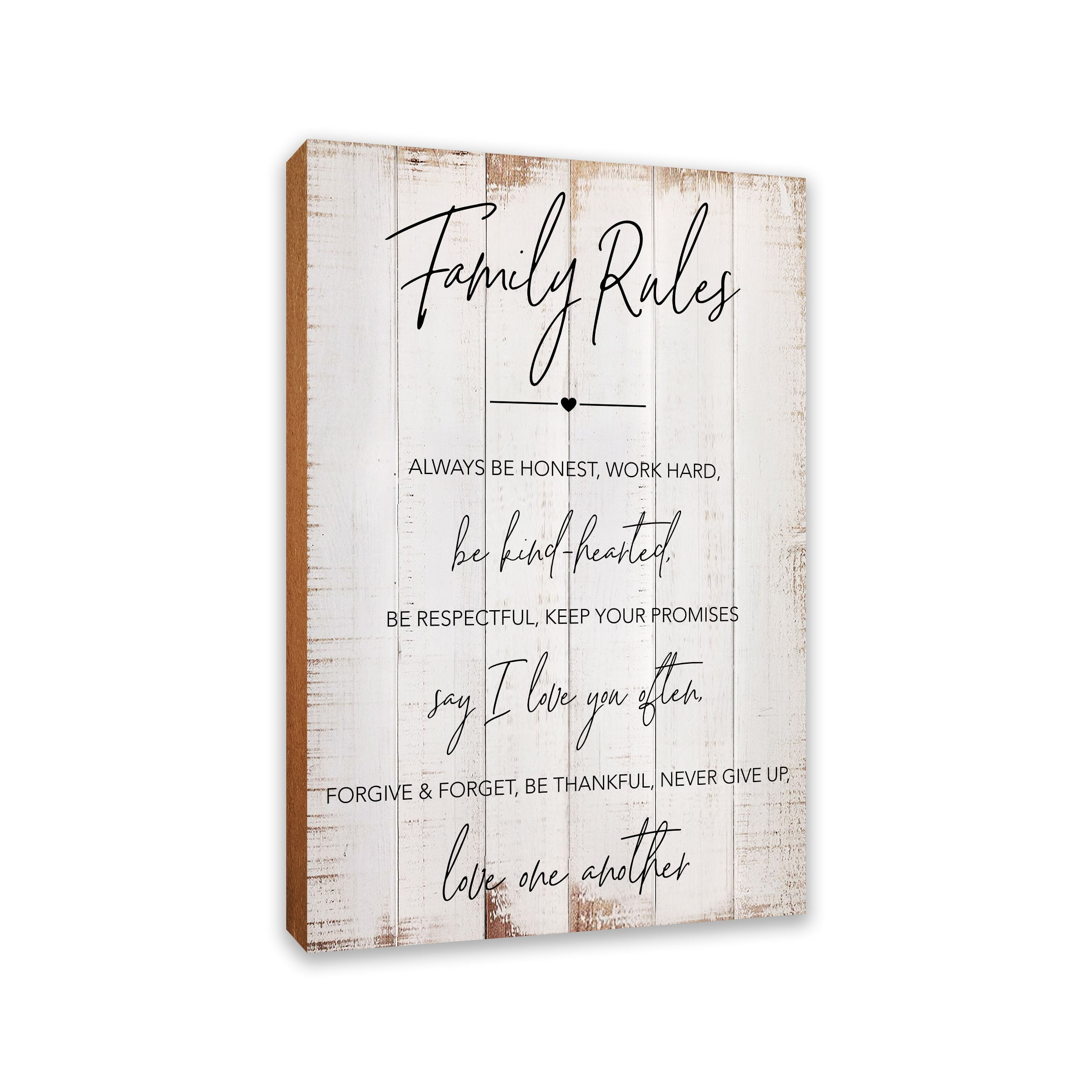 LifeSong Milestones Wood Inspirational Tabletop Sign for Living Room ...